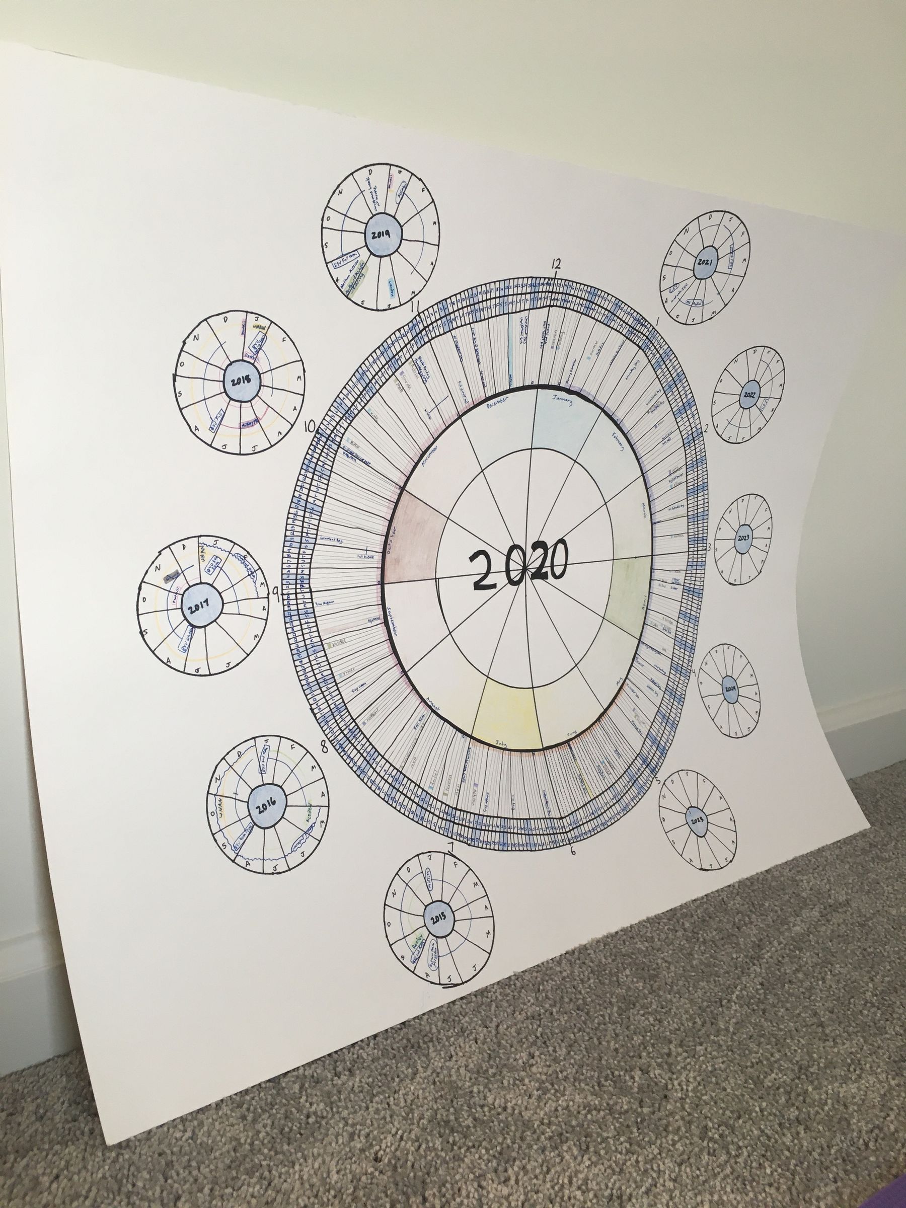 Clock-shaped Calendar : 3 Steps (with Pictures) - Instructables