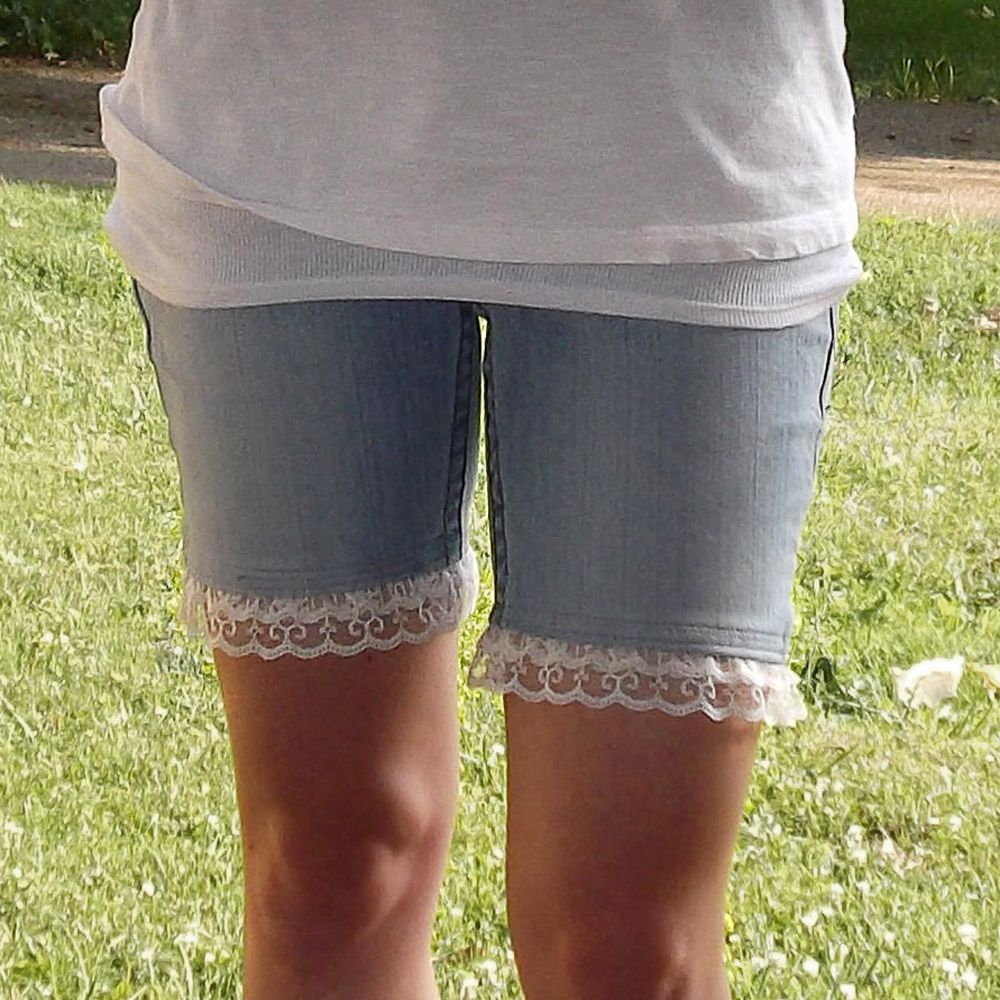 Lace Trim Shorts - Simple Sewing Project : 3 Steps (with Pictures ...