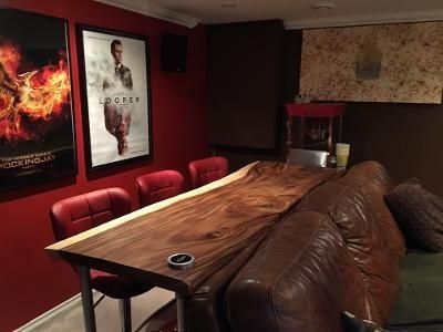 Build a Home Theatre Bar Height Table in an Afternoon : 3 Steps (with ...