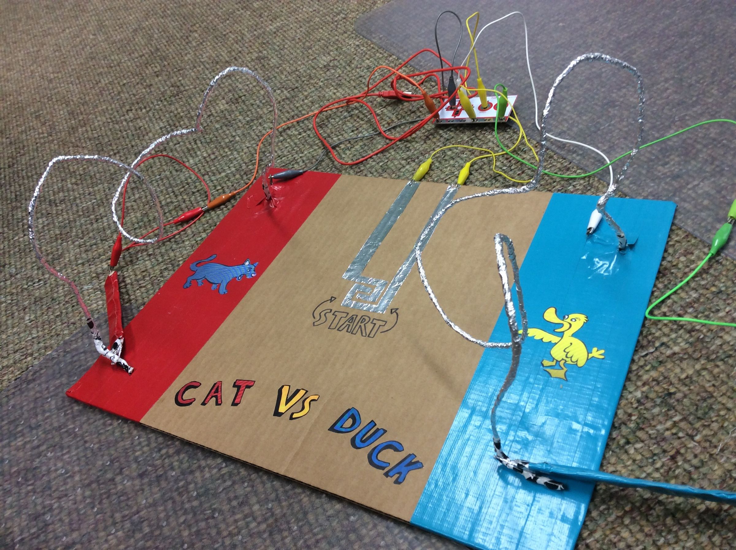 2 Player Frustration Game With Makey Makey/ Scratch Programming : 6 ...
