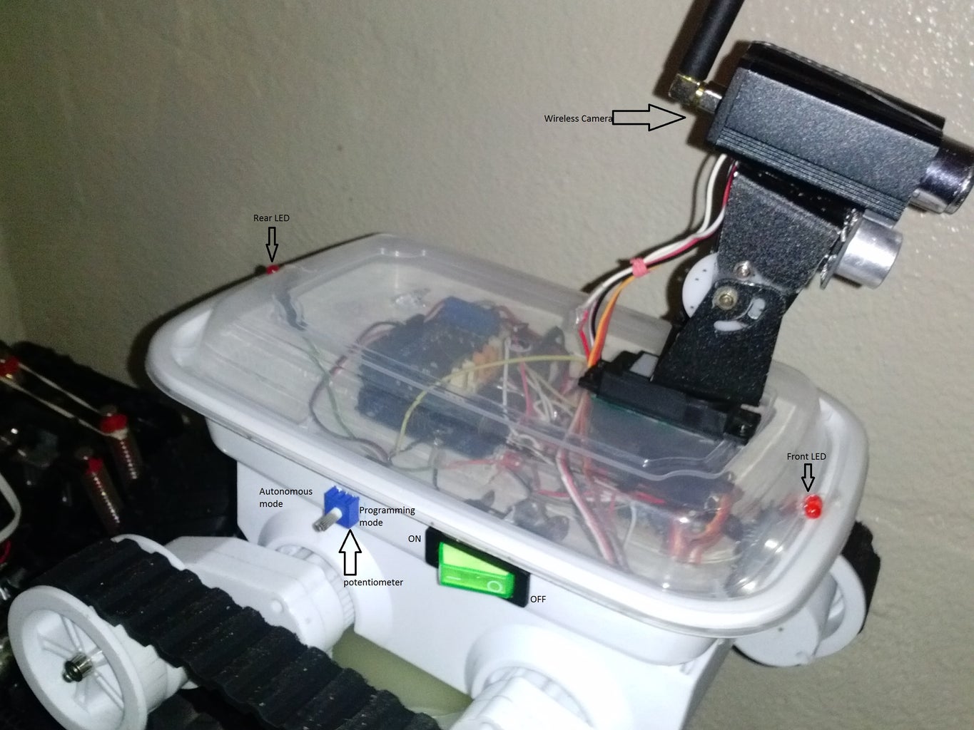 Autonomous Arduino Rover 5 Instructables 7461