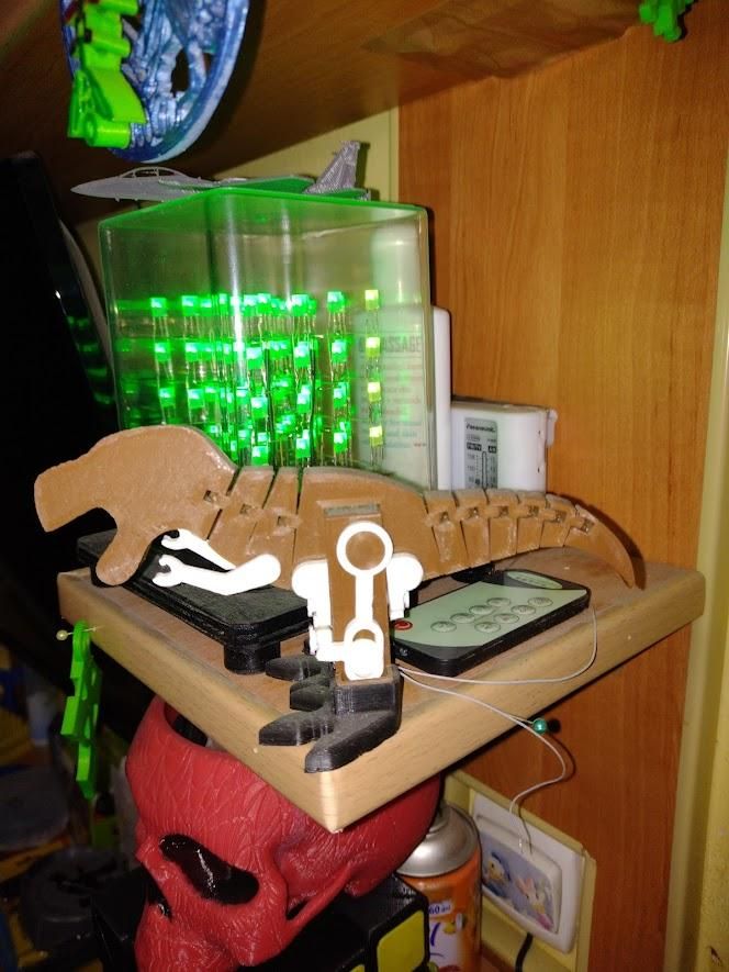 Motorized, Articulated T Rex(ish) Pin Walker : 7 Steps (with Pictures ...