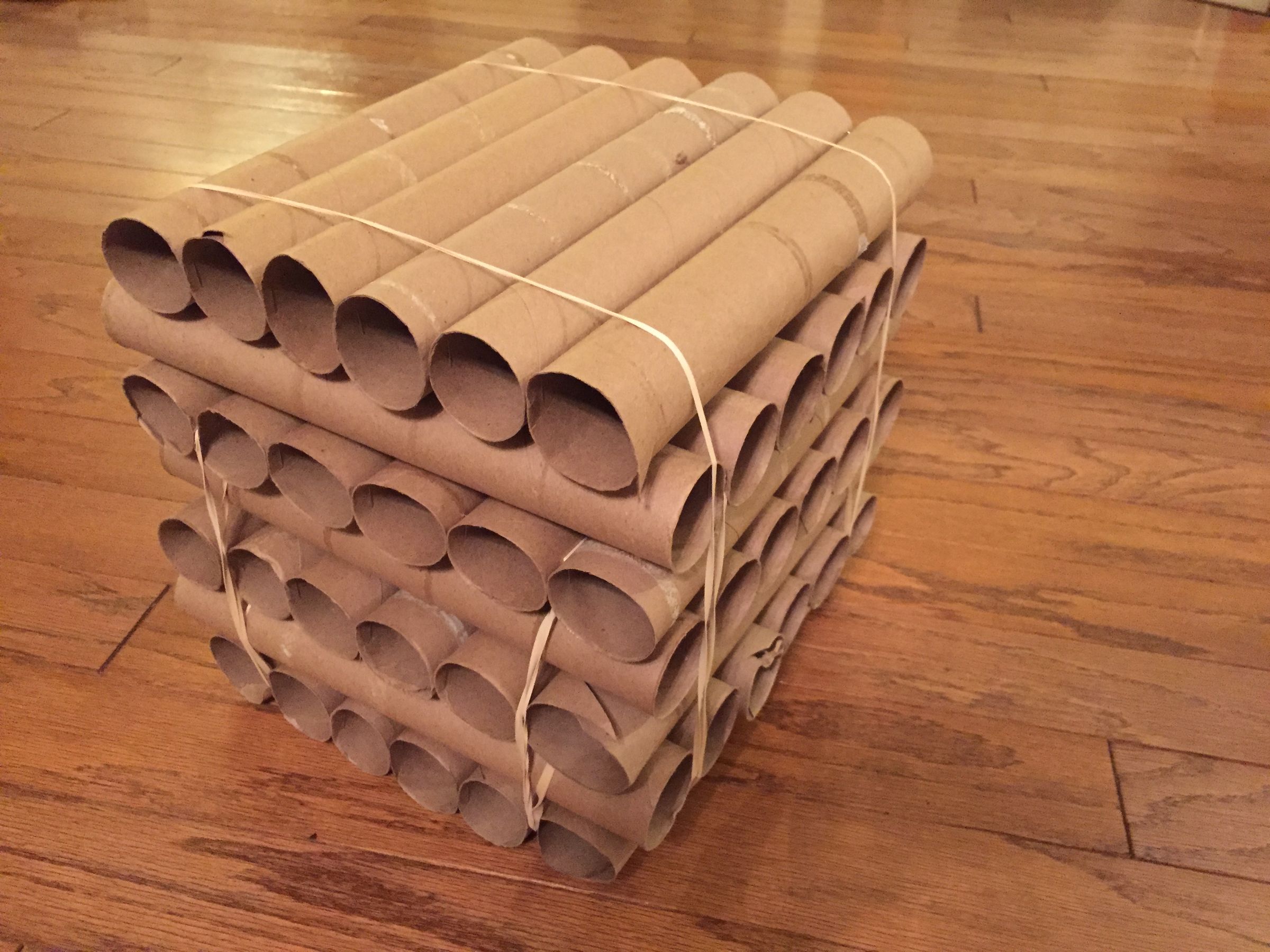 Cardboard Tube Stool : 4 Steps - Instructables