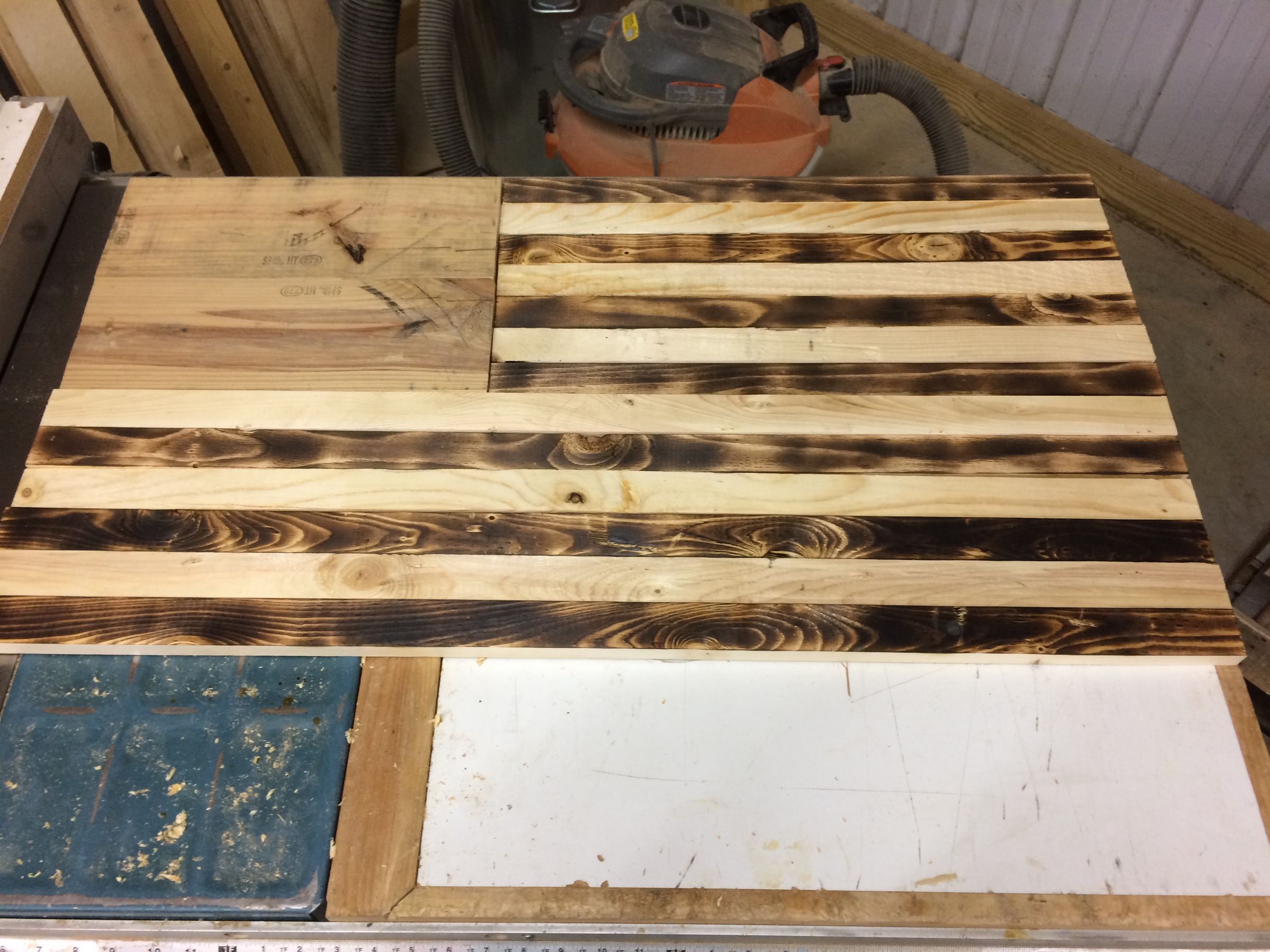 Pallet Wood American Flag (A.K.A. the Pyro Flag) : 15 Steps (with ...