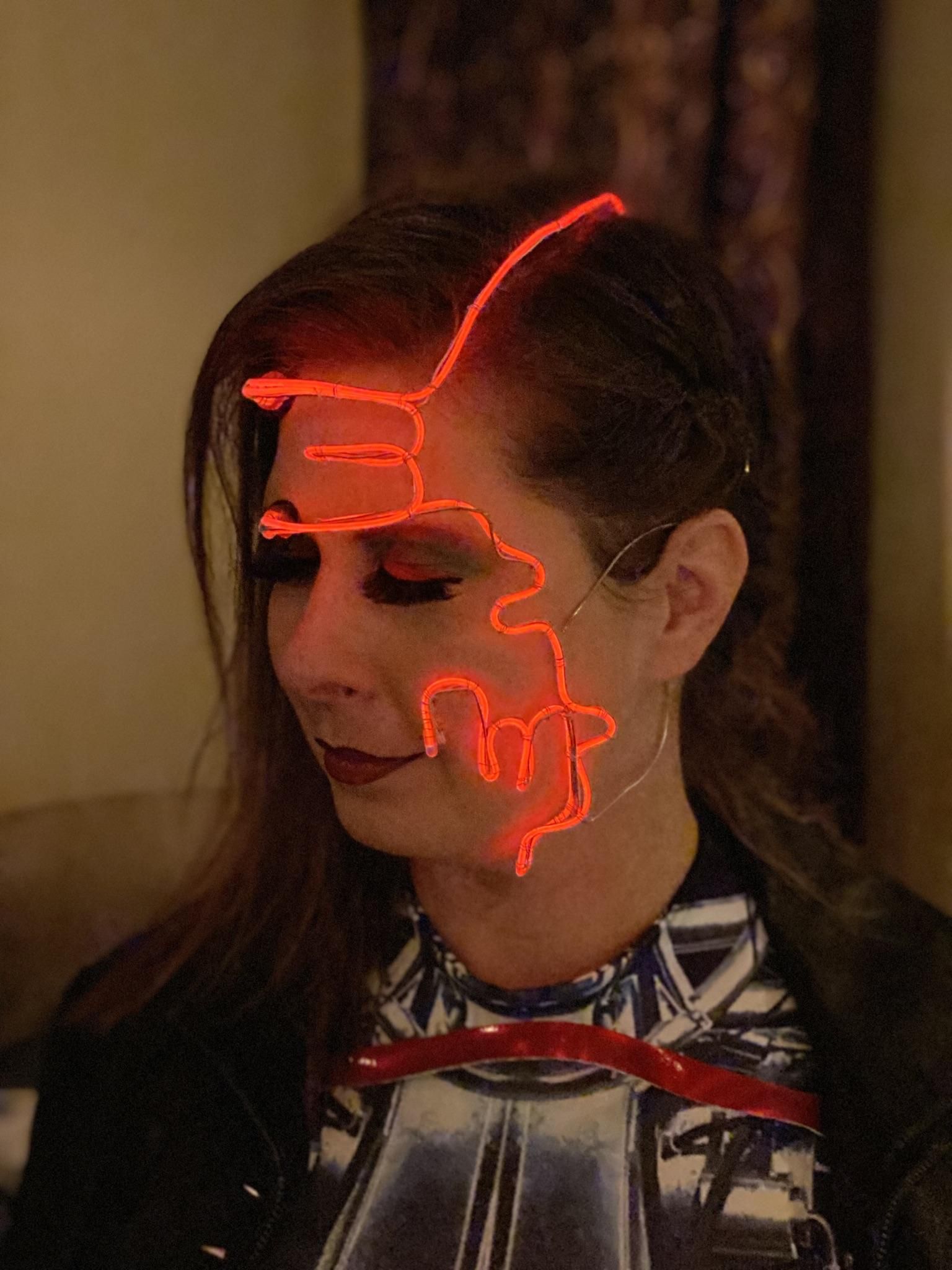 Bionic El Wire Mask : 6 Steps (with Pictures) - Instructables