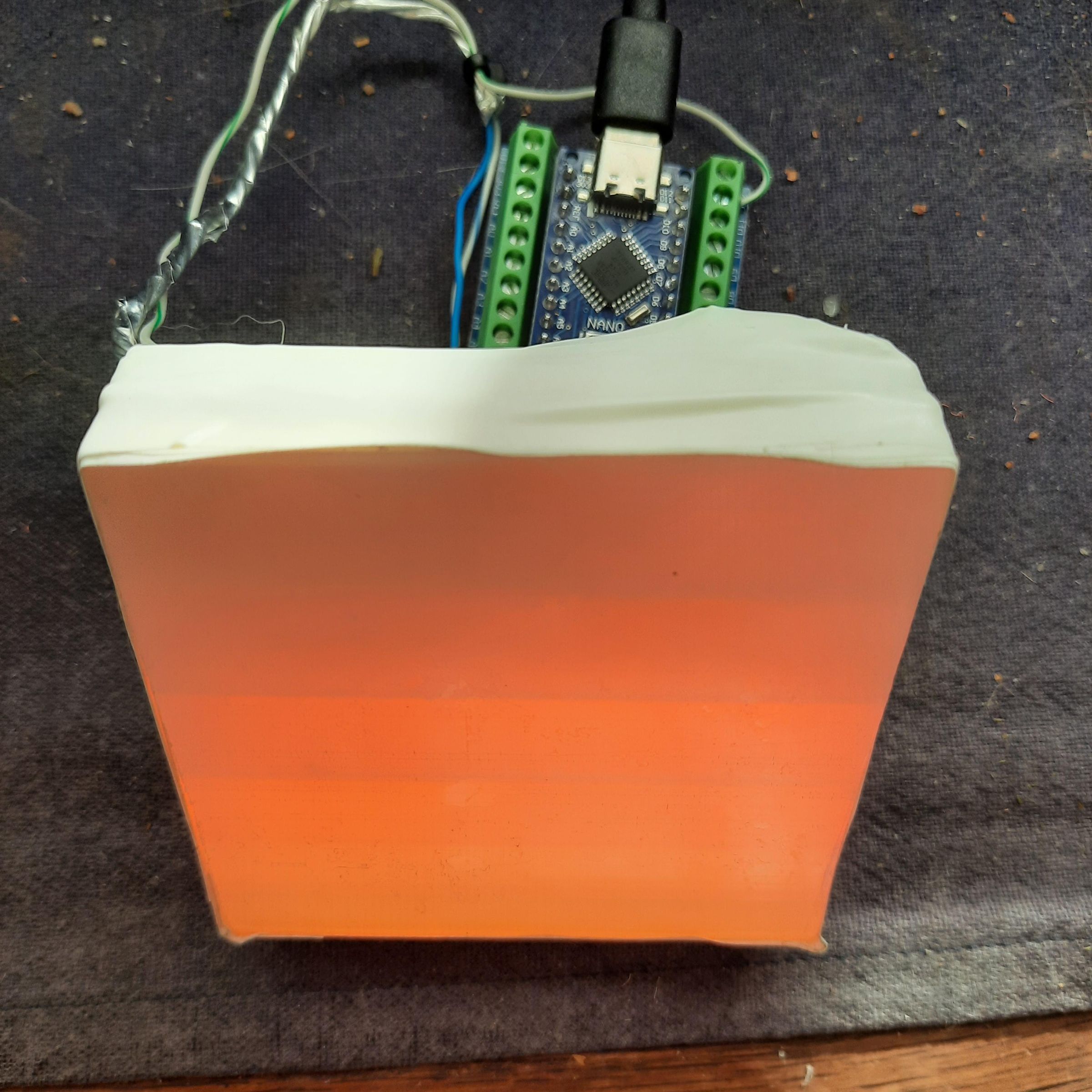 8x8 WS2812b Animated Fire Effect - Instructables