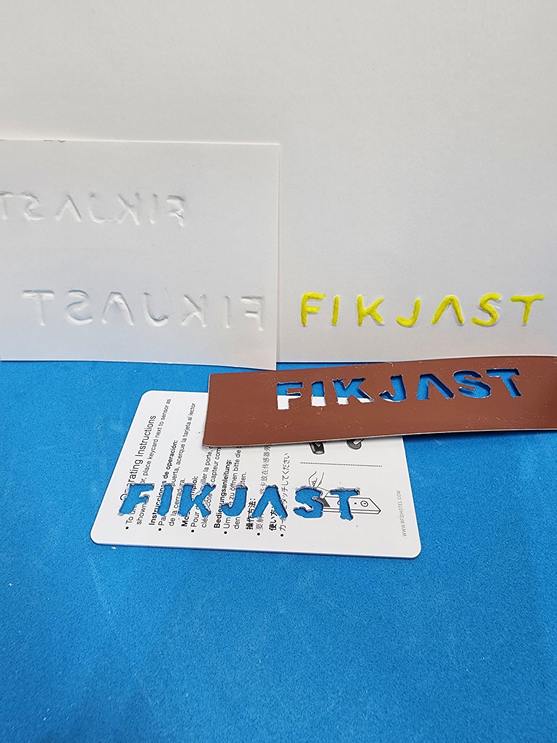 Letter Embossing Plates - Metal & Plastic : 8 Steps (with Pictures ...