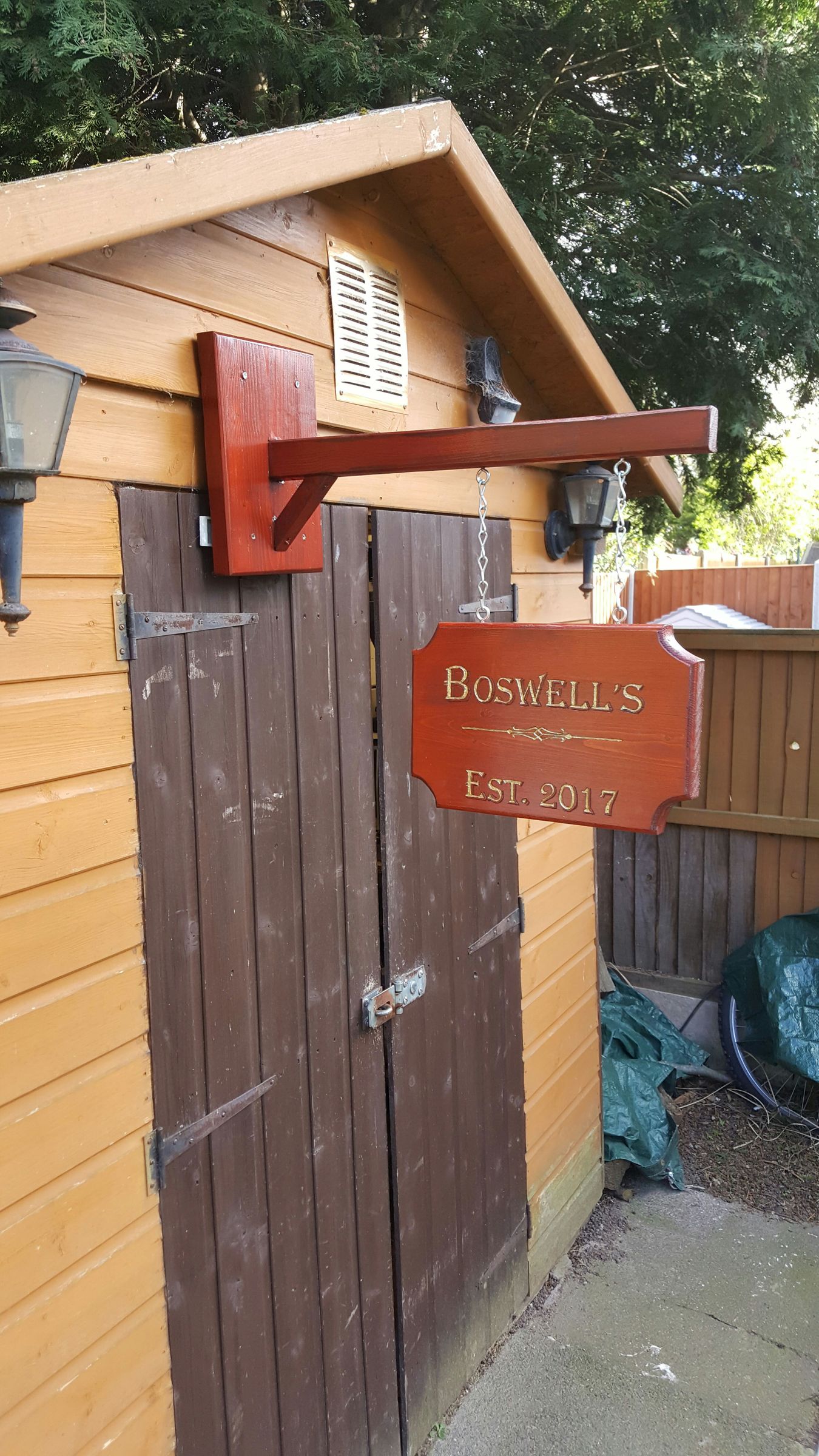 Hand Carved Hanging Bar Sign : 5 Steps (with Pictures) - Instructables