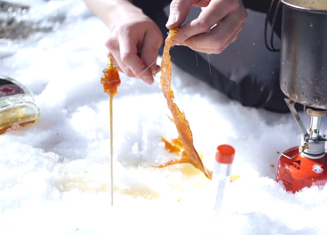 Maple Syrup Taffy - Sugar on Snow : 3 Steps (with Pictures) - Instructables