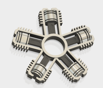 Radial Engine Fidget Spinner - Instructables