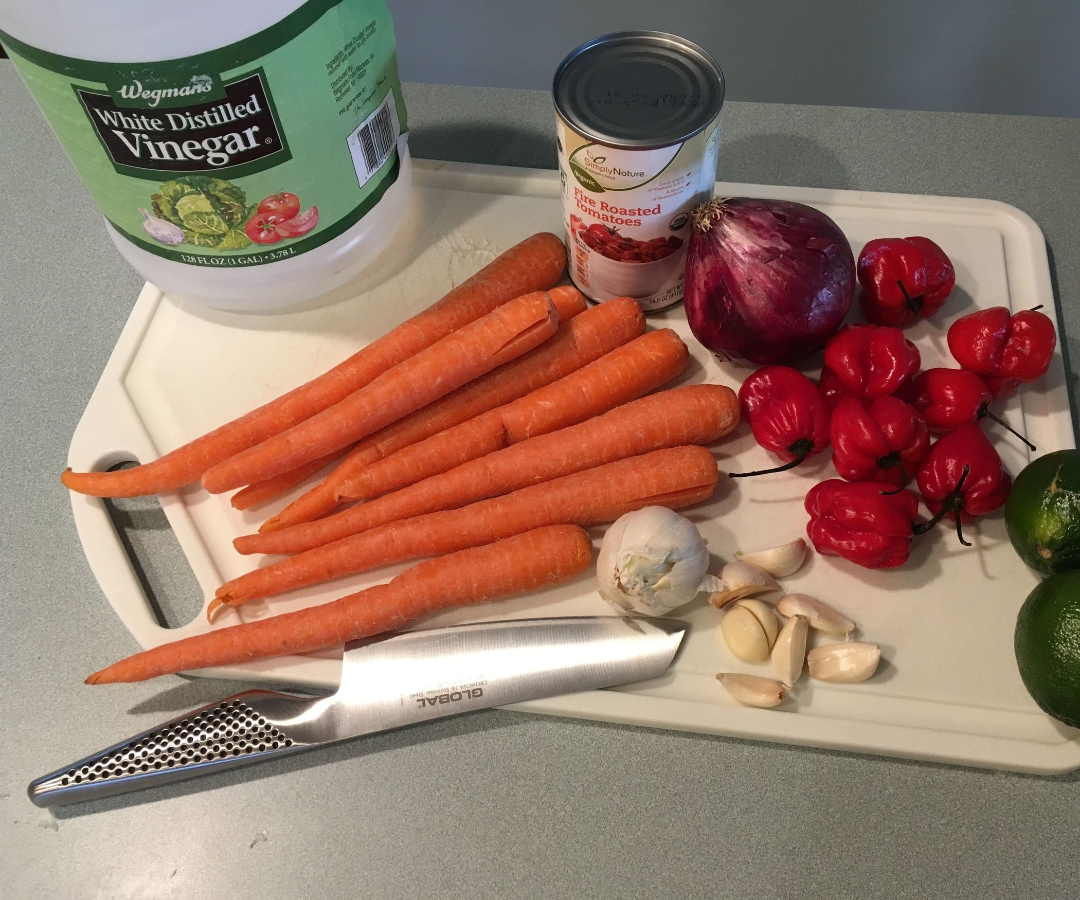 Blazin' Belizean Carrot Habenero Hot Sauce : 4 Steps (with Pictures ...