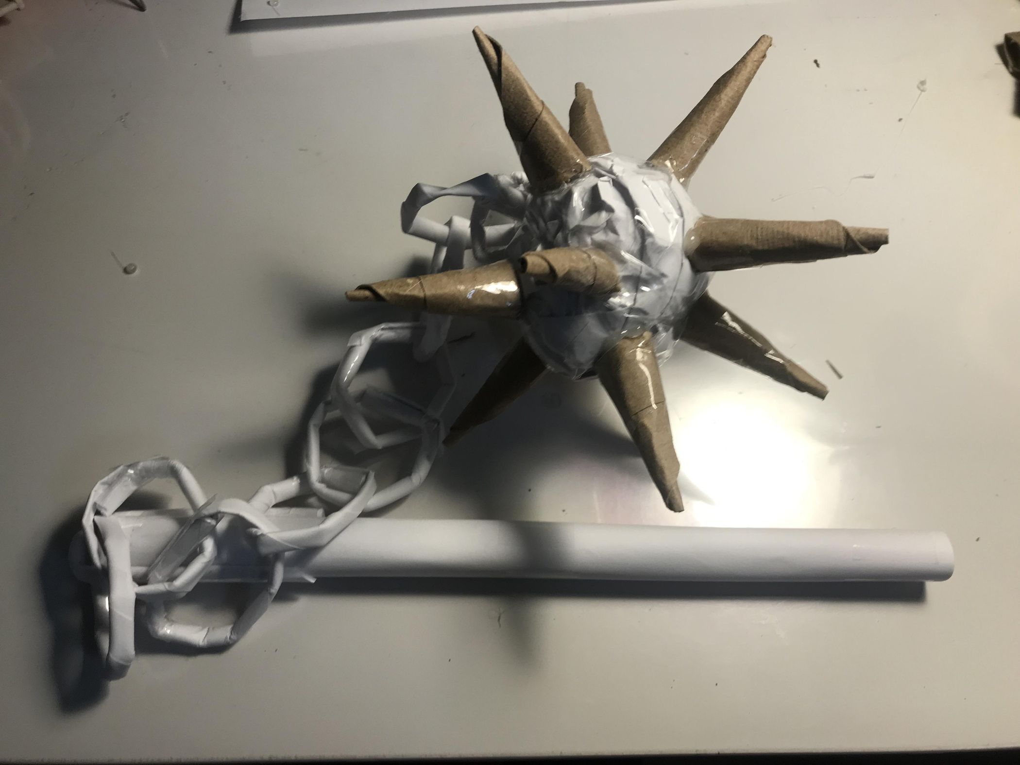 Forged From Paper and Cardboard: Crafting a Medieval Mace : 9 Steps ...