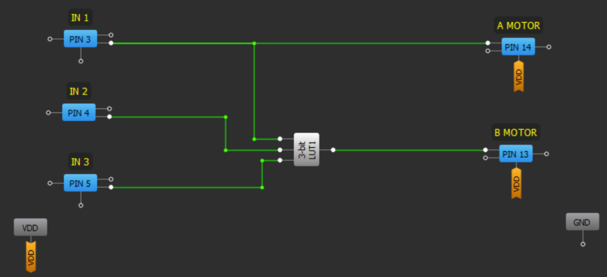 Easy Line Follower Robot Control Circuit With GreenPAK : 3 Steps ...