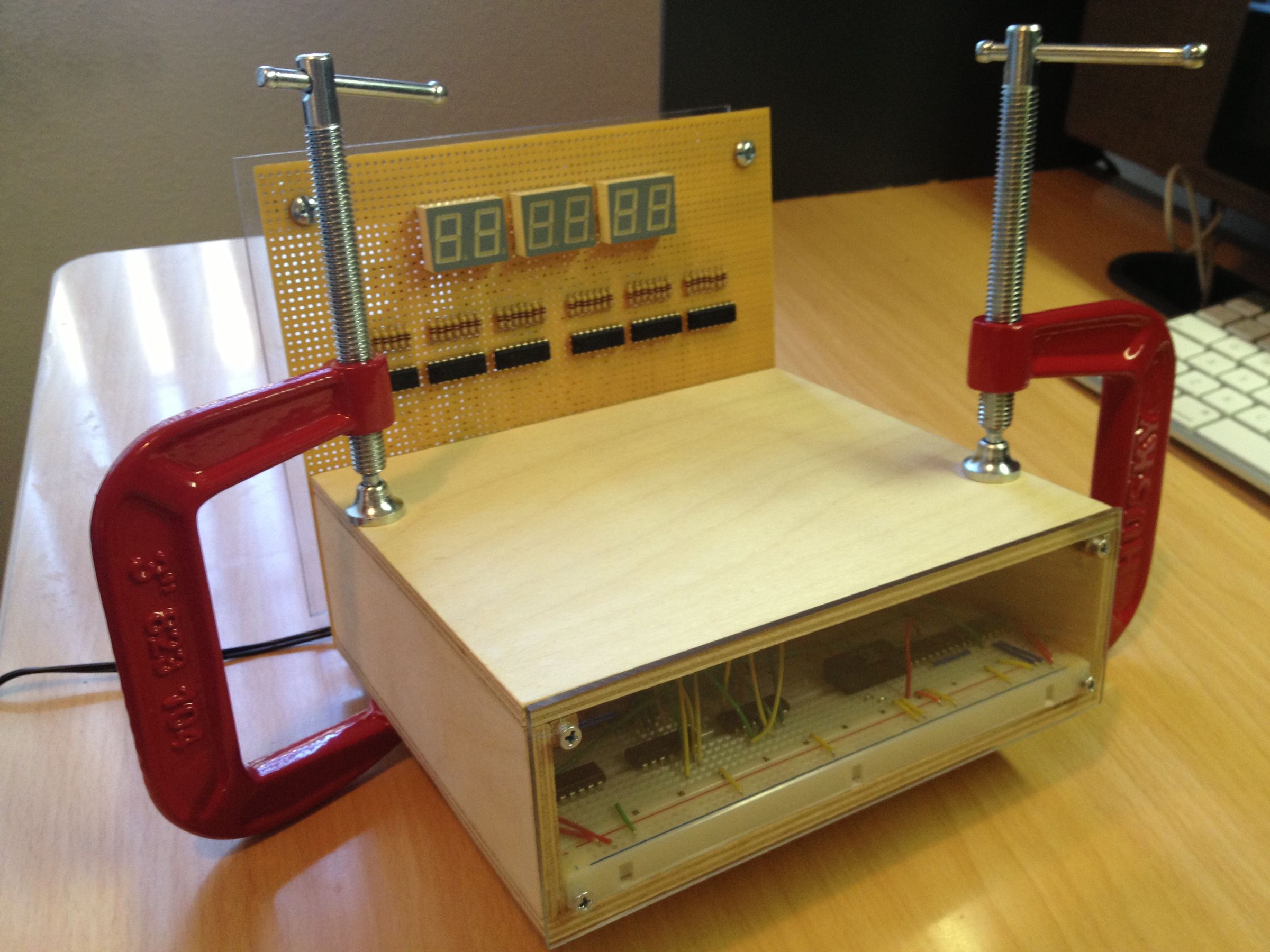 Homemade TTL Circuit 24-hour Digital Clock - Instructables