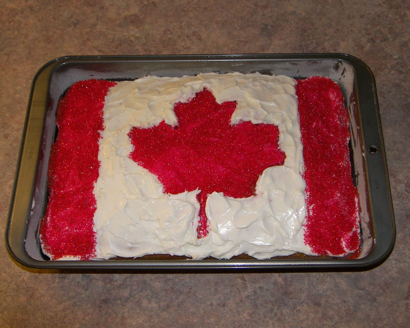 How to Make a Canadian Flag Sheet Cake : 9 Steps - Instructables