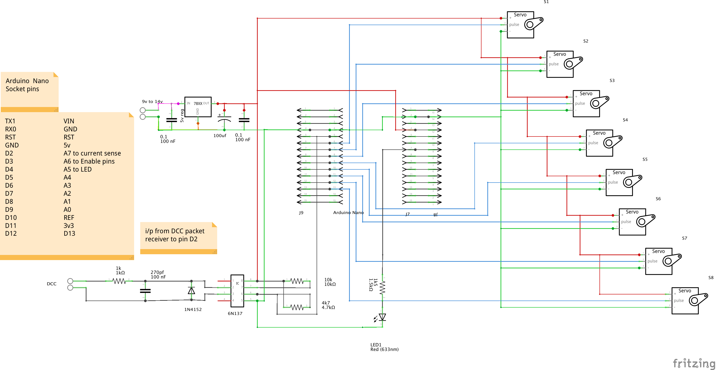 Arduino - Points/turnout/accessory Control V2 : 6 Steps - Instructables