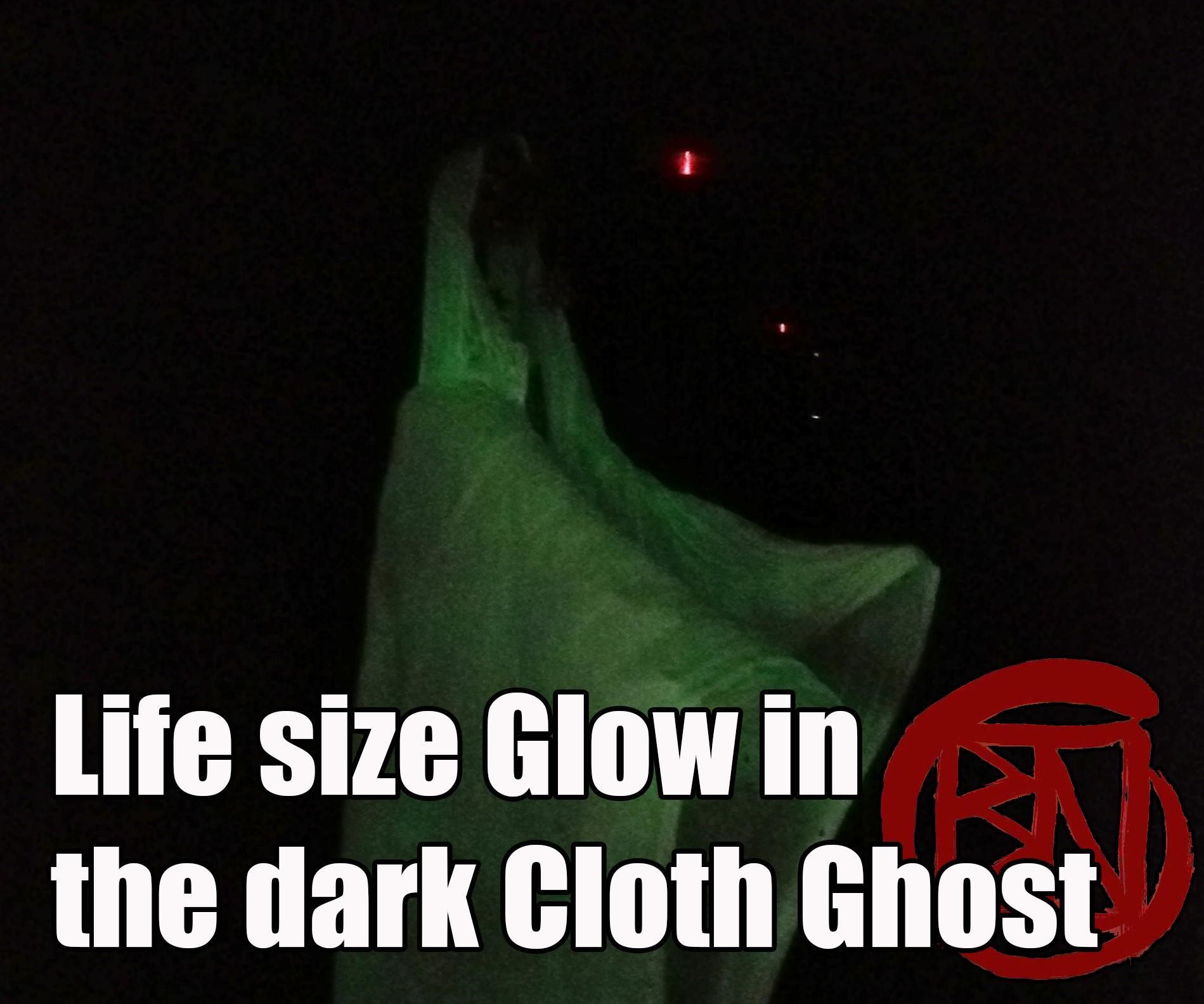 Life Size Glow in the Dark Cloth Ghost : 6 Steps - Instructables