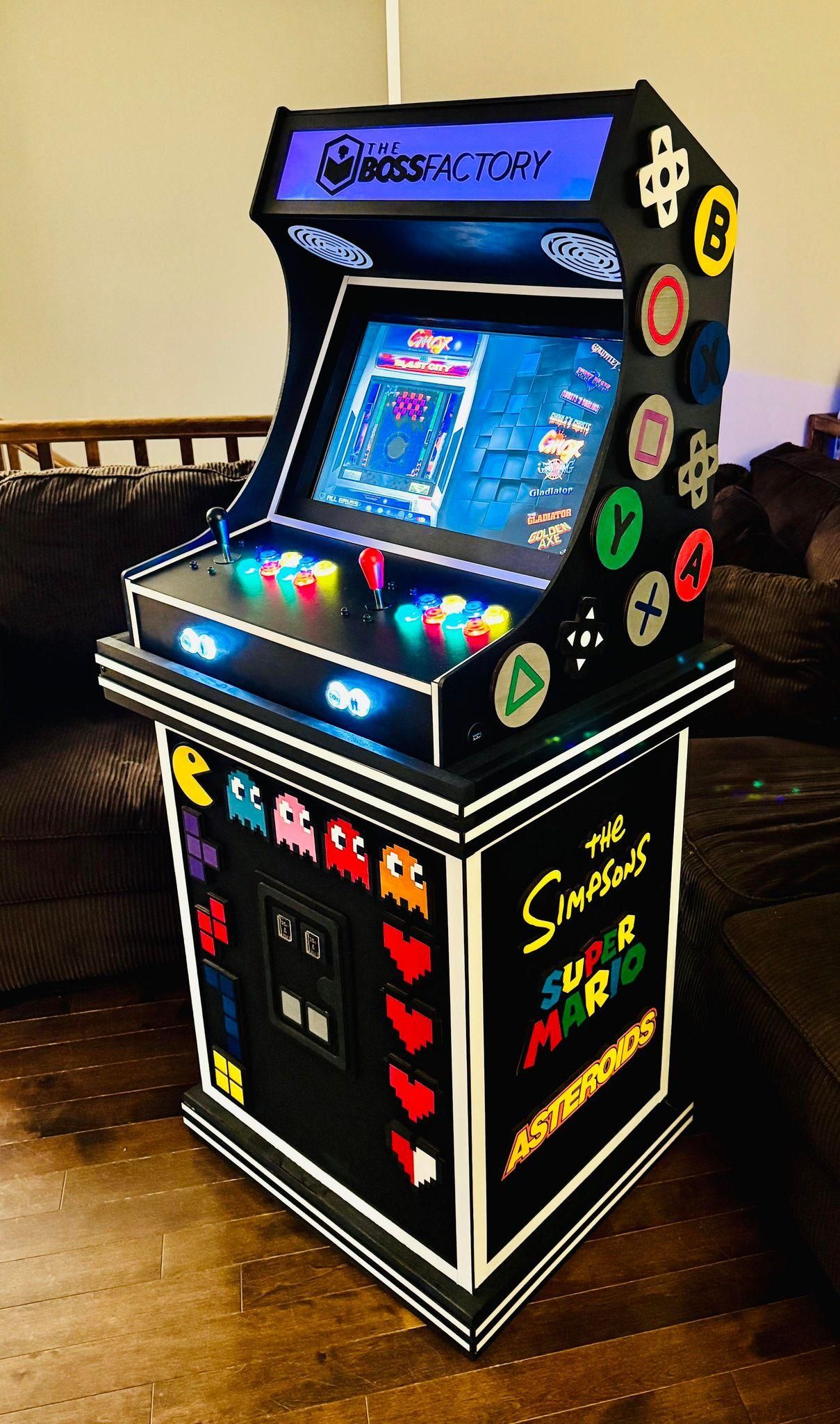 Custom Light-Up Retro Arcade Cabinet : 7 Steps (with Pictures ...