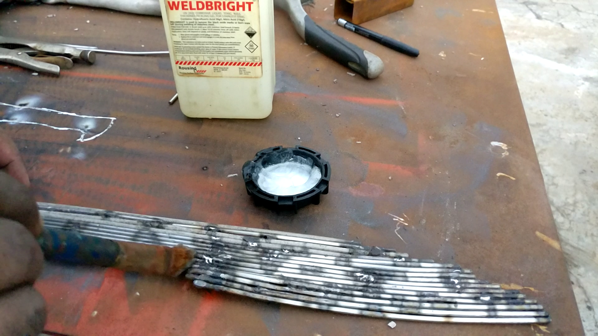 Chefs Knife From Welding Electrodes : 12 Steps (with Pictures ...
