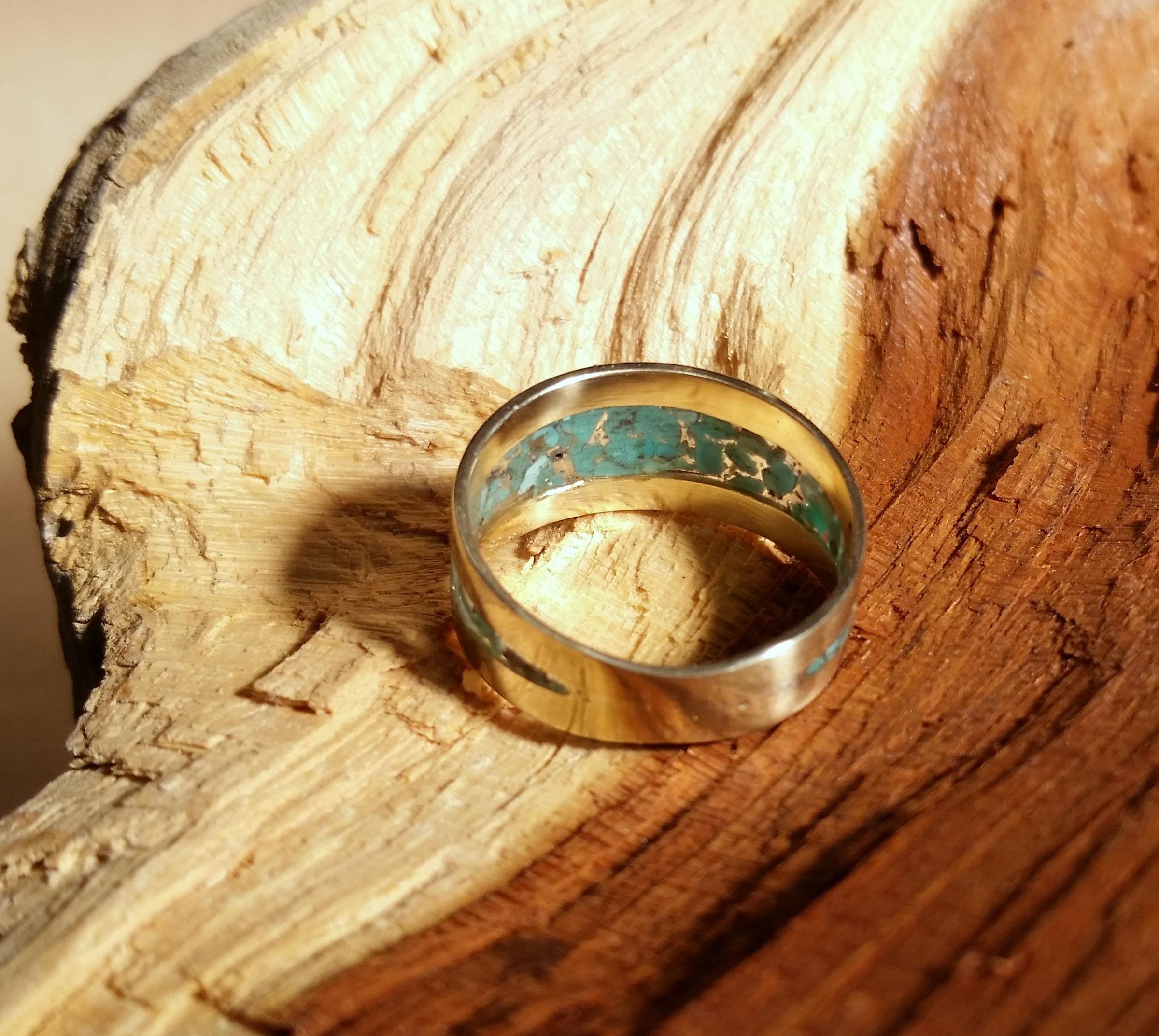 Hand-Forged Ring With CA Glue Inlay : 9 Steps (with Pictures ...