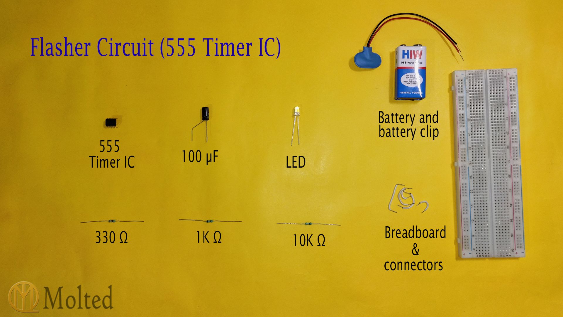 Three Ways to Make LED Flasher Circuit With Rate Control and Alternate ...