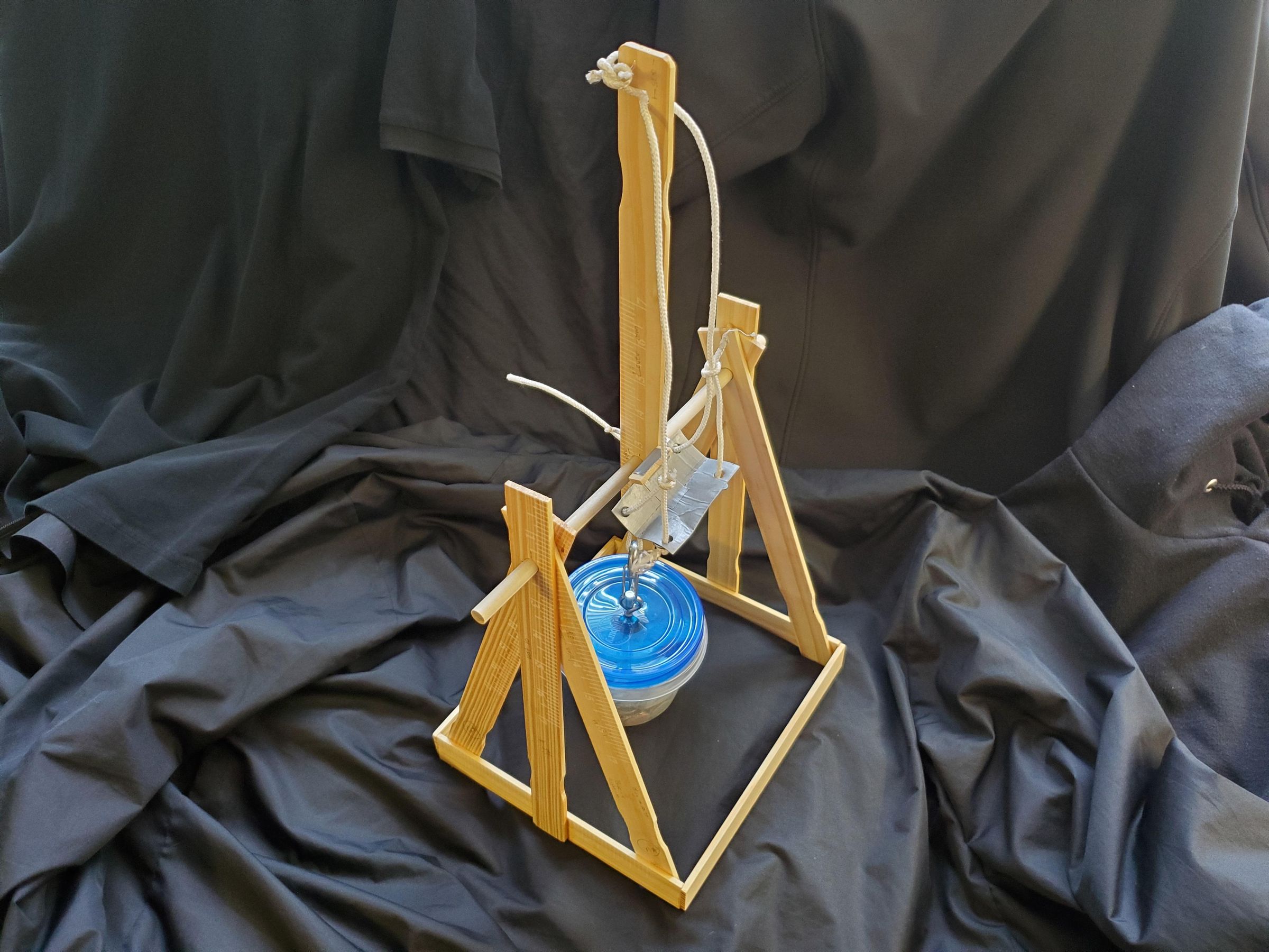 Trebuchet With Paint Sticks : 10 Steps (with Pictures) - Instructables