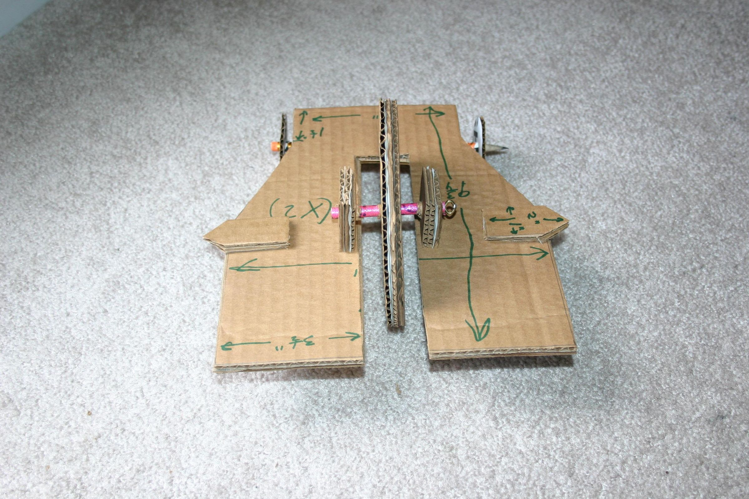 Long Distance Rubber Band Car : 14 Steps (with Pictures) - Instructables