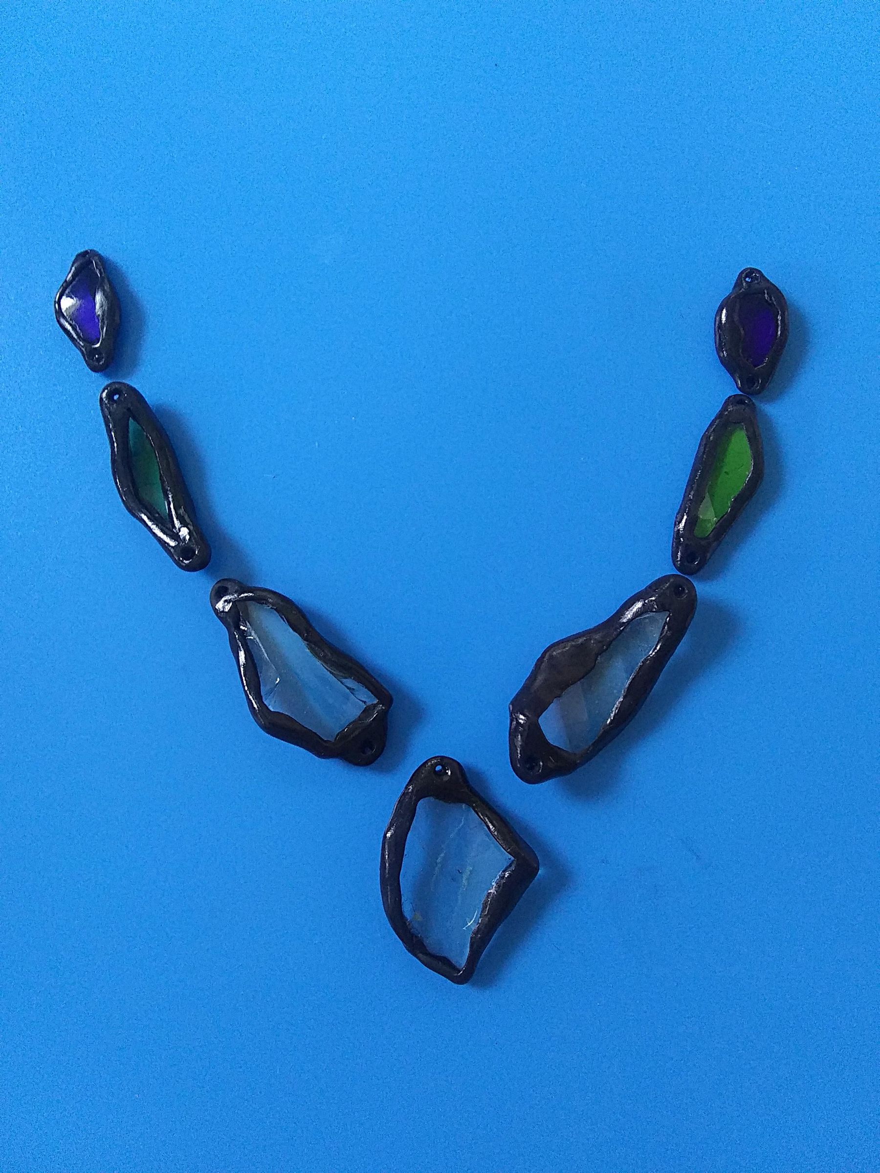 Scrap Glass Pieces Into a Jewelry Set : 8 Steps (with Pictures ...