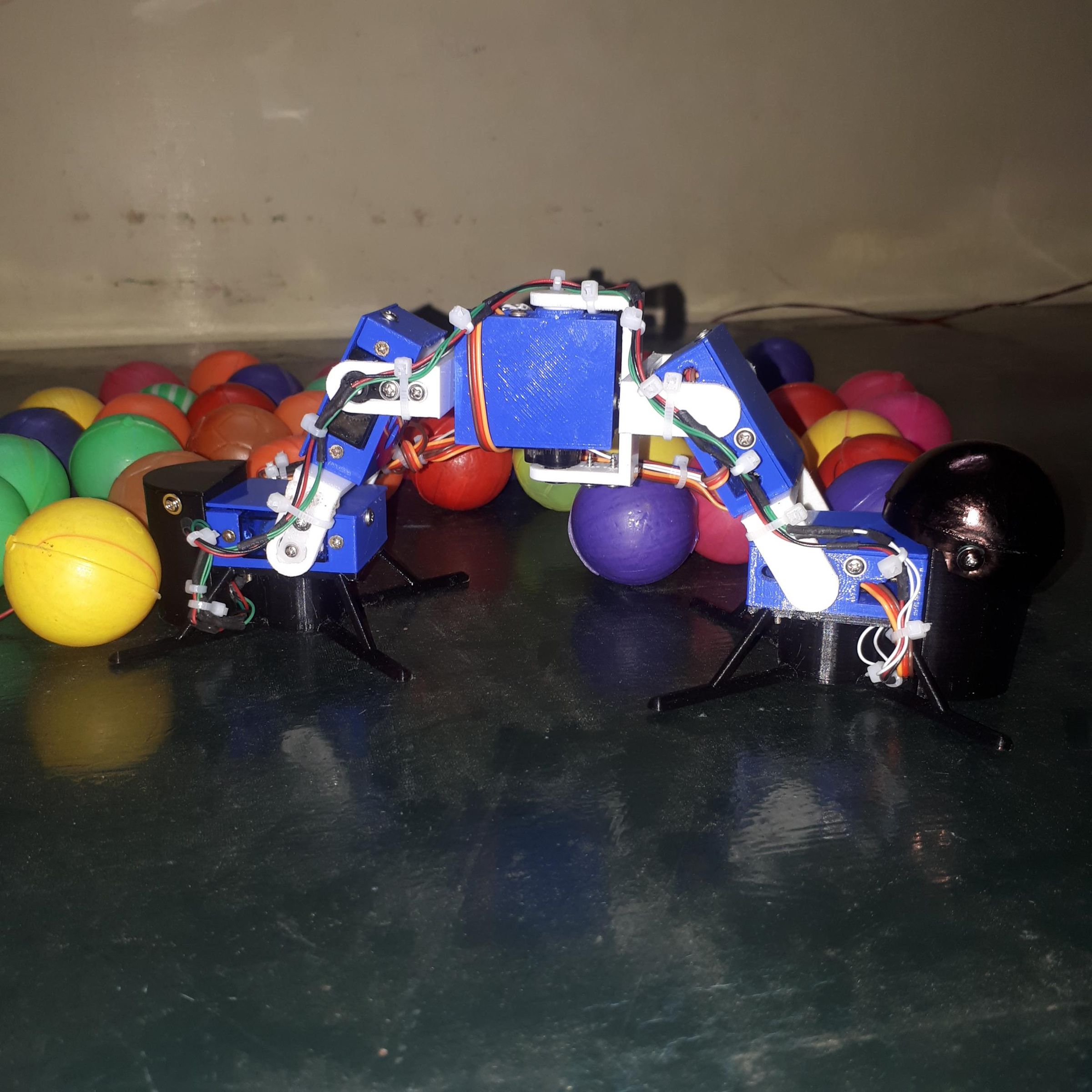Inchworm Robot - Modular, Move Allsides With BT App : 22 Steps (with ...