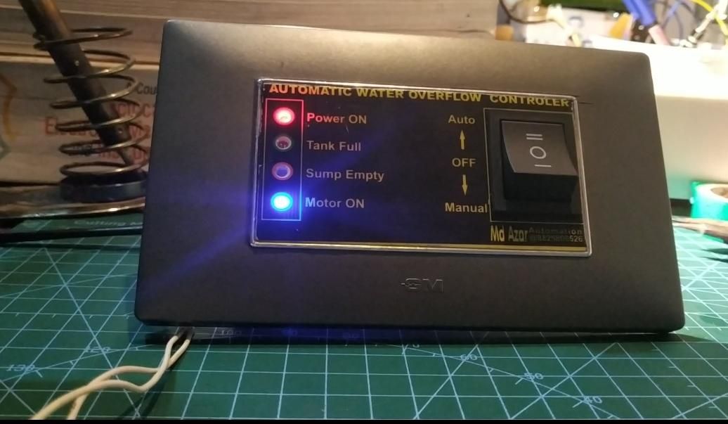 Automatic Water Overflow Control and Dry Run Preventer Without ...