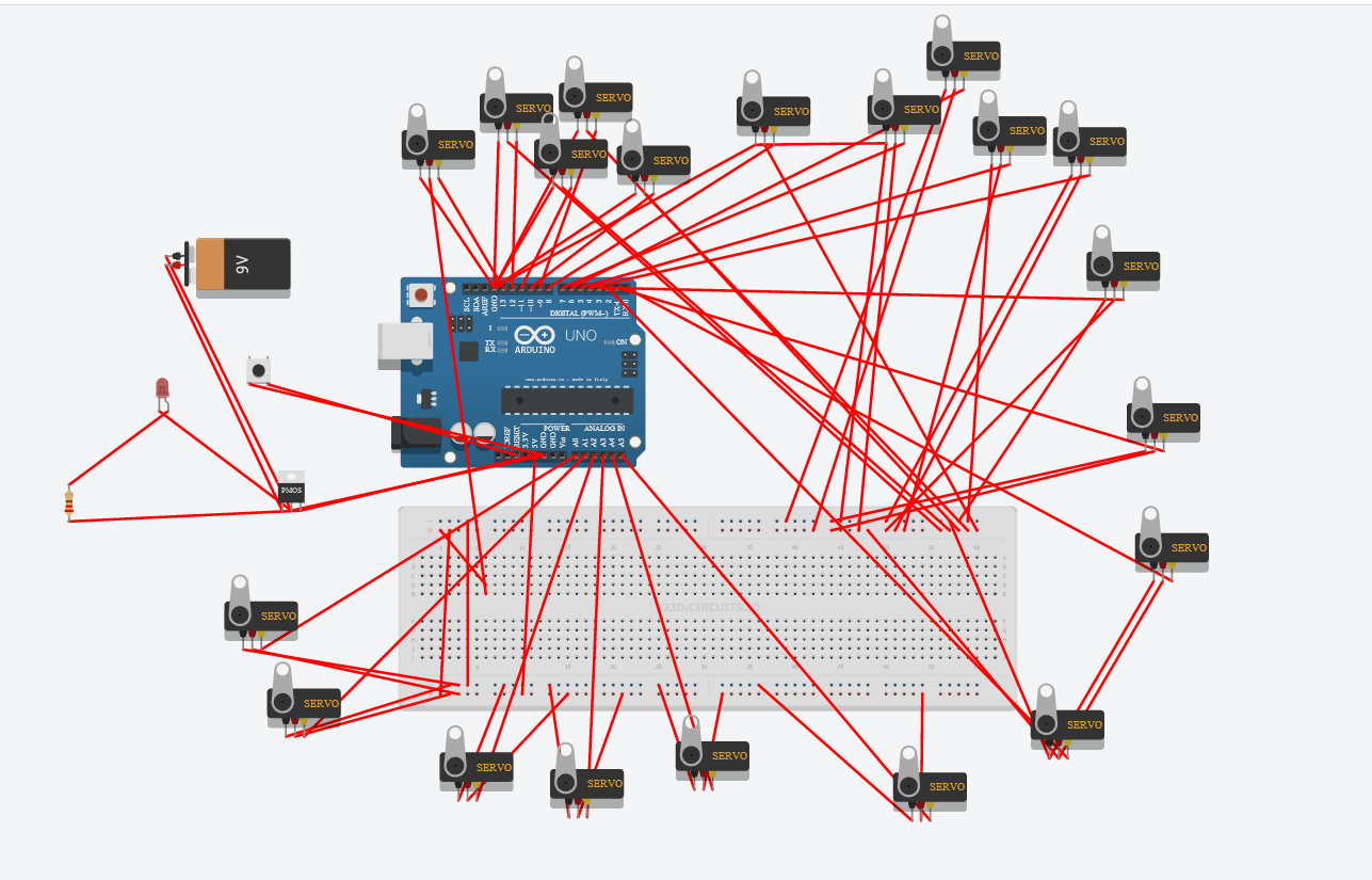 123D- Beginners First PCB for Arduino SERVO/SENOR BOARD : 7 Steps - Instructables