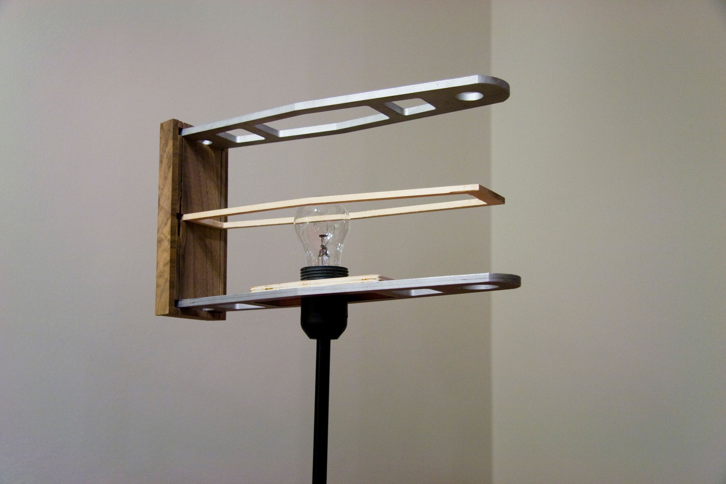 Recycled Wooden & Metal Scrap Lamp : 12 Steps (with Pictures ...