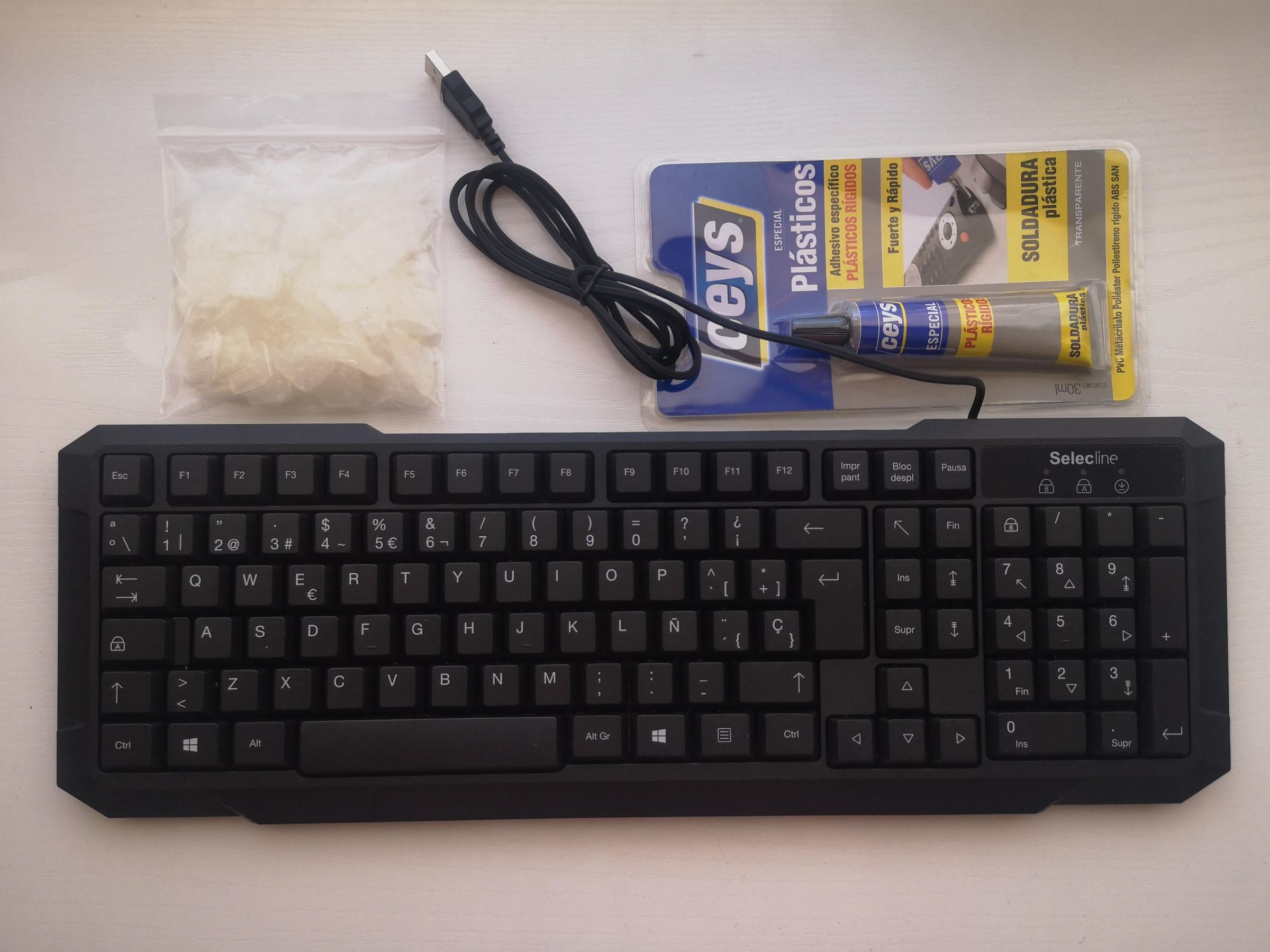 Computer Keyboard With 3D Printed Braille Keys - Instructables