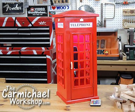British Phone Booth Lamp and Charger : 8 Steps (with Pictures ...