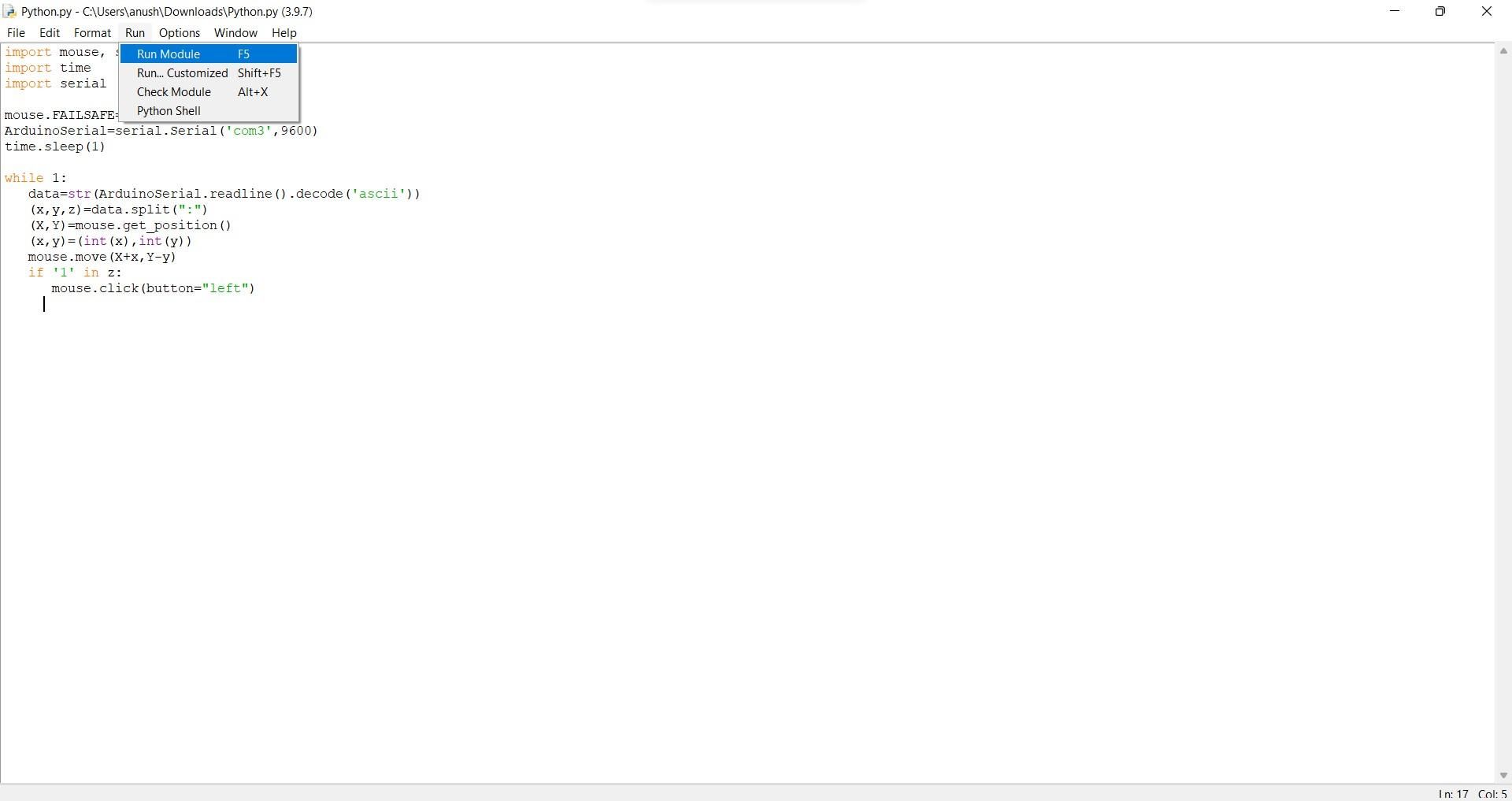 How to Make a Basic Computer Mouse Using the Joystick Module and ...
