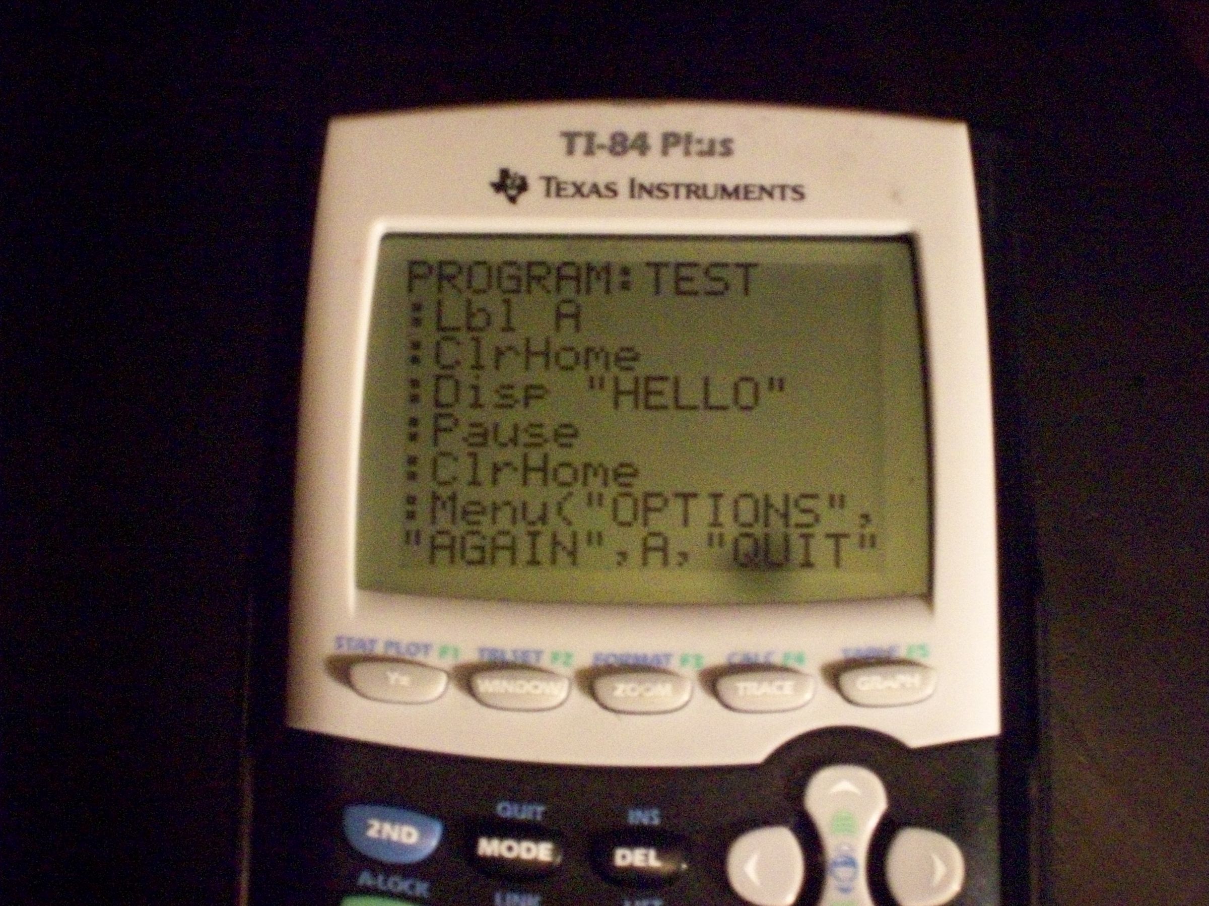 TI-83 or 84 Intro to Program Creating : 5 Steps - Instructables