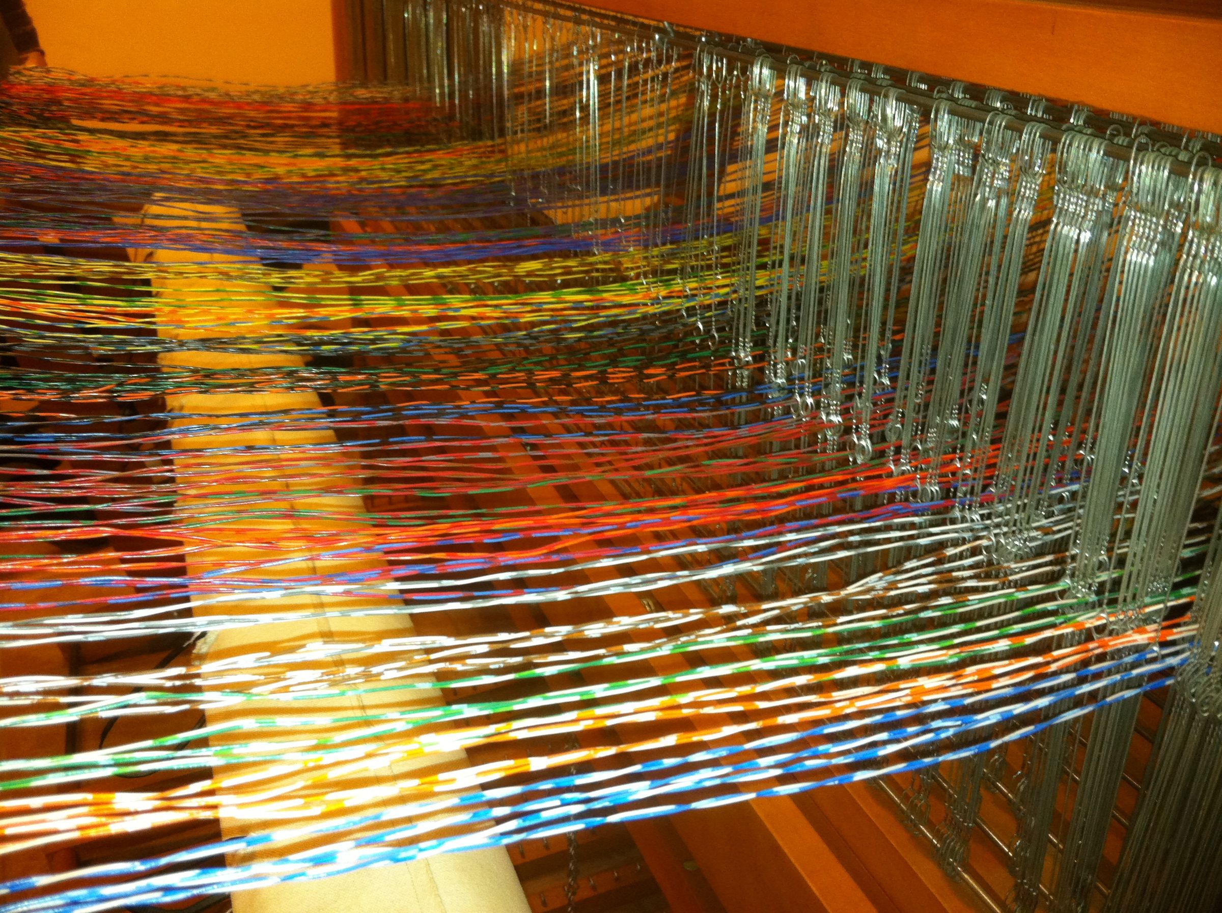 Woven Telephone Wire Wall Hanging - Instructables