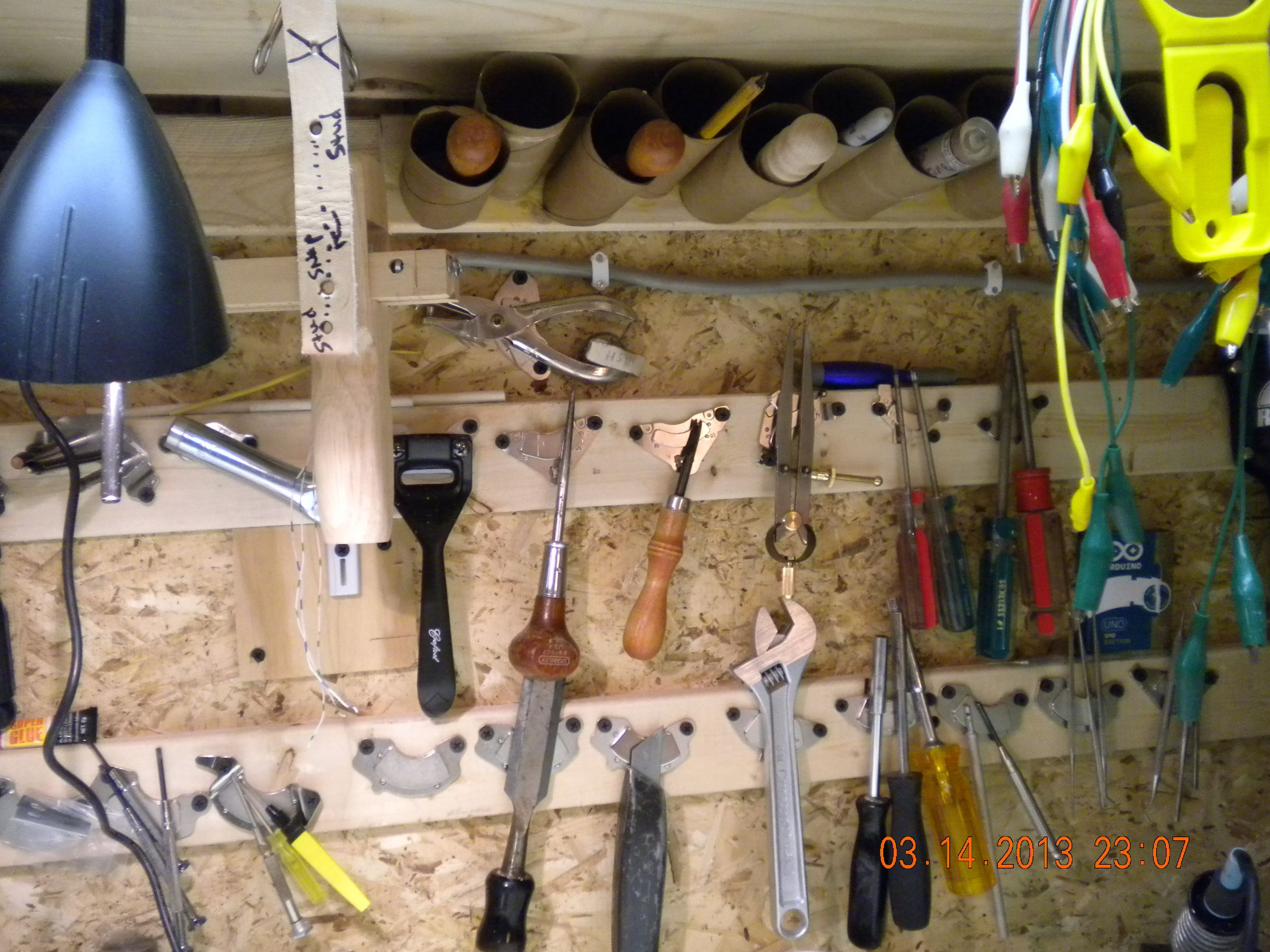 Quick and Dirty Tool Rack : 6 Steps - Instructables