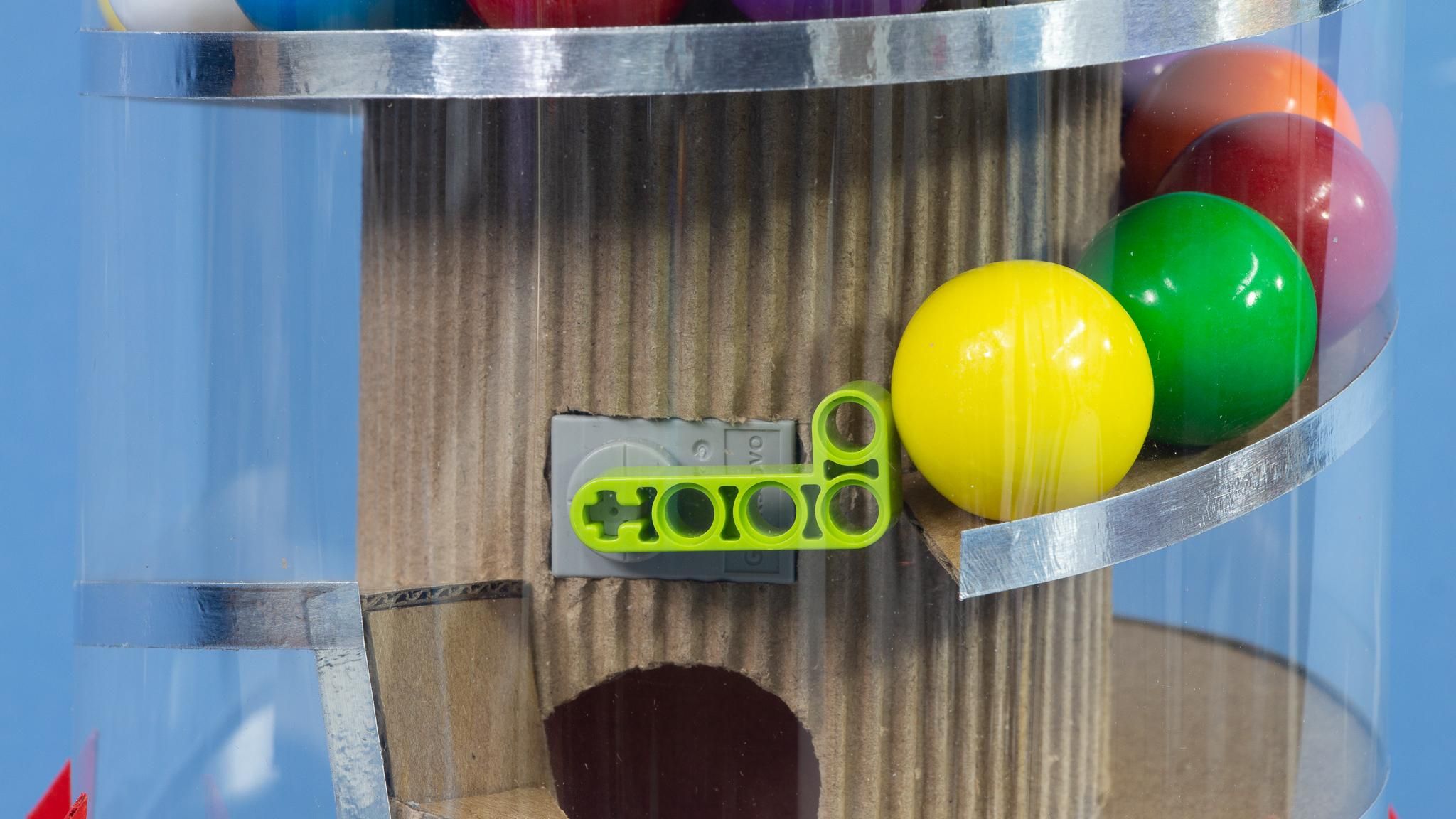 Hands-Free Cardboard Gumball Machine : 18 Steps (with Pictures ...