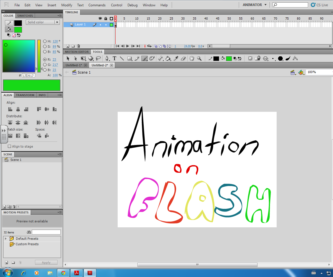 How to Make an Animation on Adobe Flash : 8 Steps - Instructables