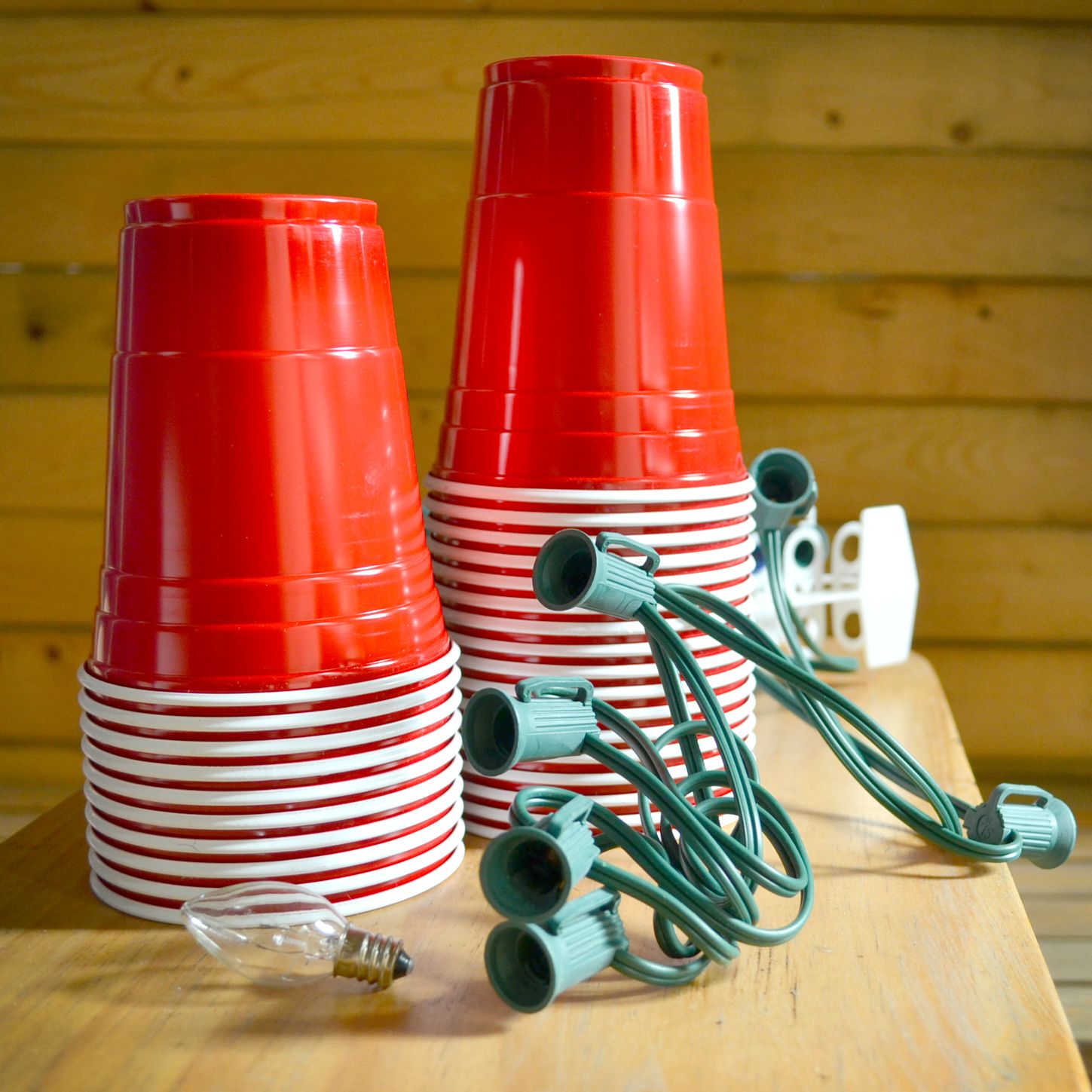 Red Plastic Cup Party Light String : 4 Steps (with Pictures ...