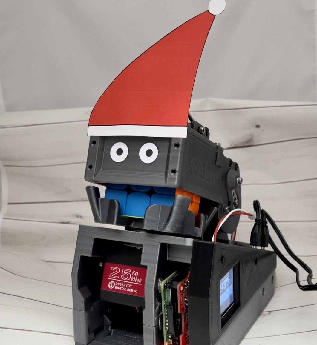 CUBOTino Autonomous: Small, 3D Printed, Rubik's Cube Robot (Raspberry ...