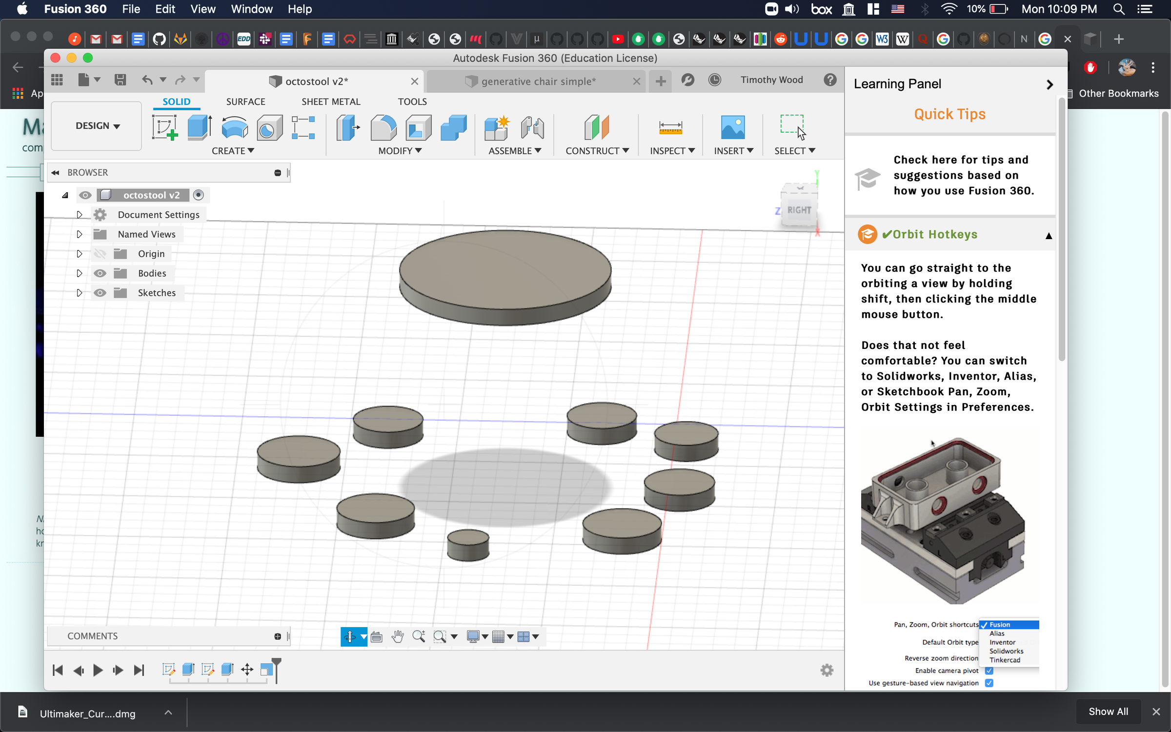 Octostool - Generative Design in Fusion 360 : 3 Steps - Instructables