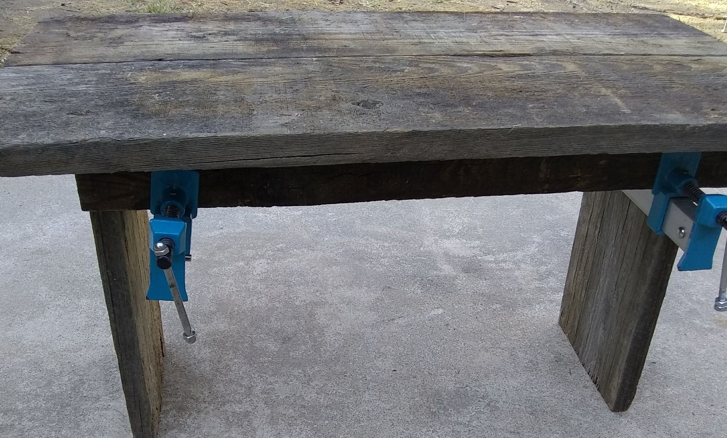 Simple Shaker-Style Bench - From Redwood Fencing : 6 Steps (with ...