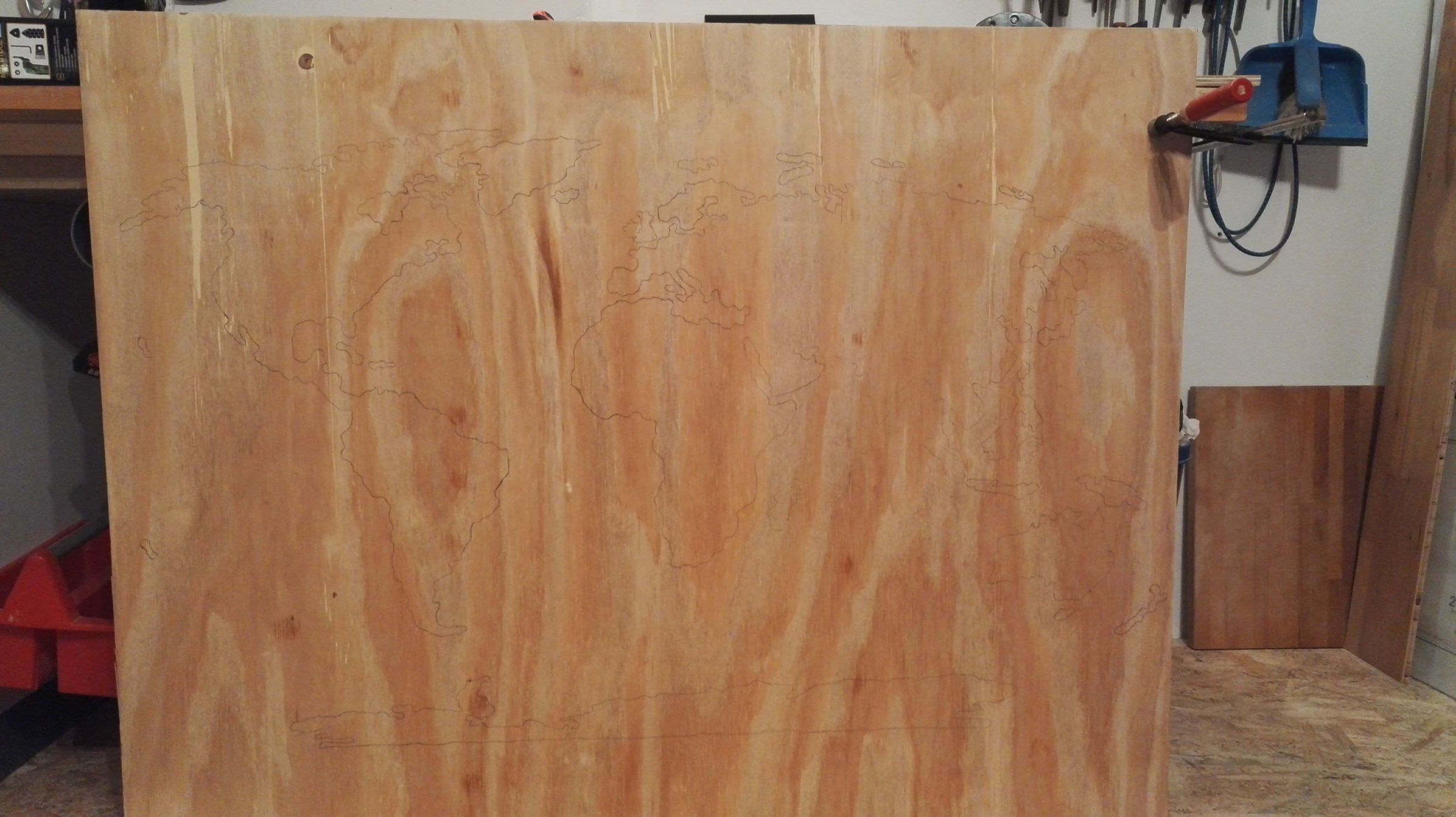 LED World Map From Wood : 5 Steps - Instructables