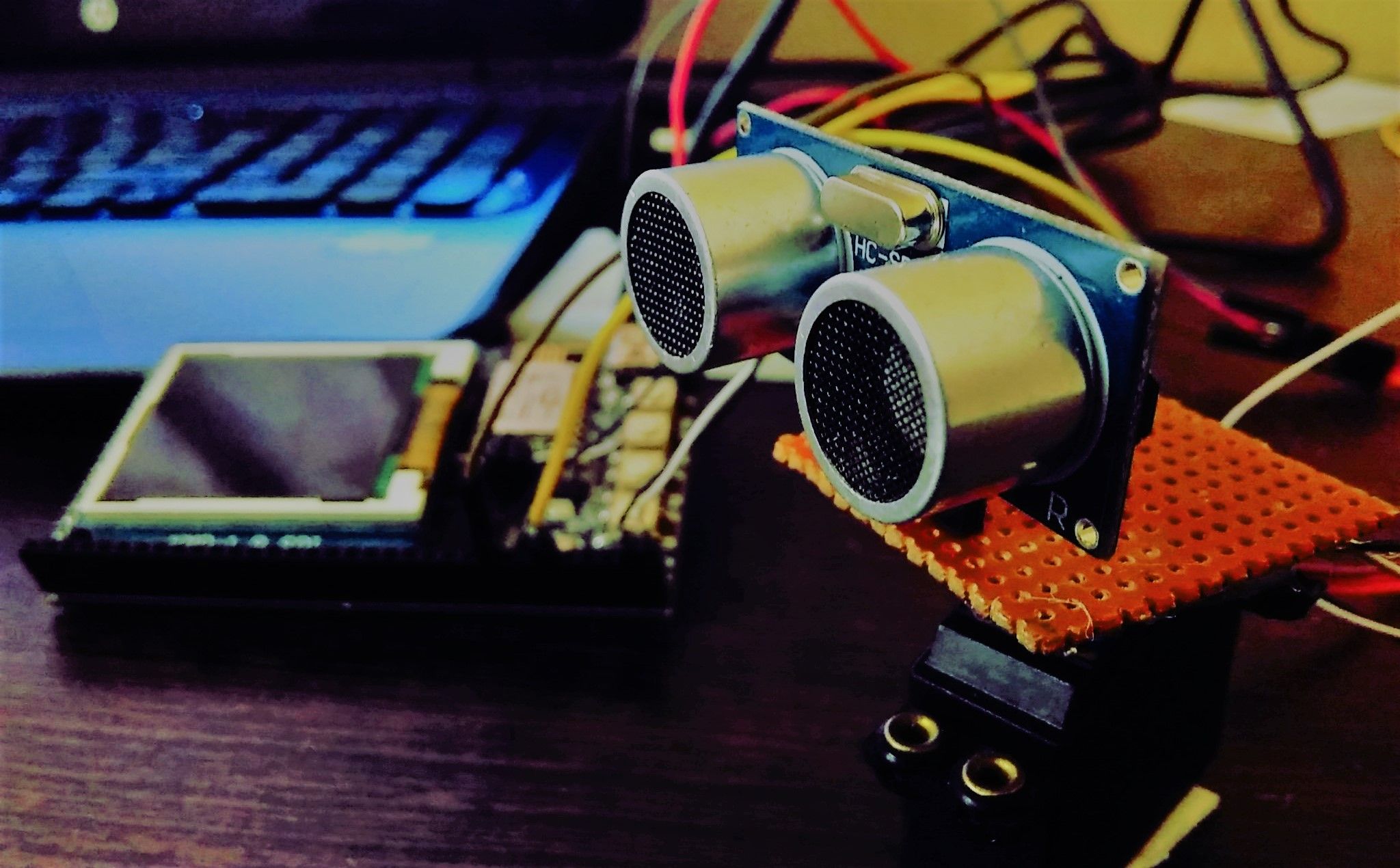 Arduino and Ultrasonic Sensor Based Radar on SLabs-32 IOT Board : 6 ...