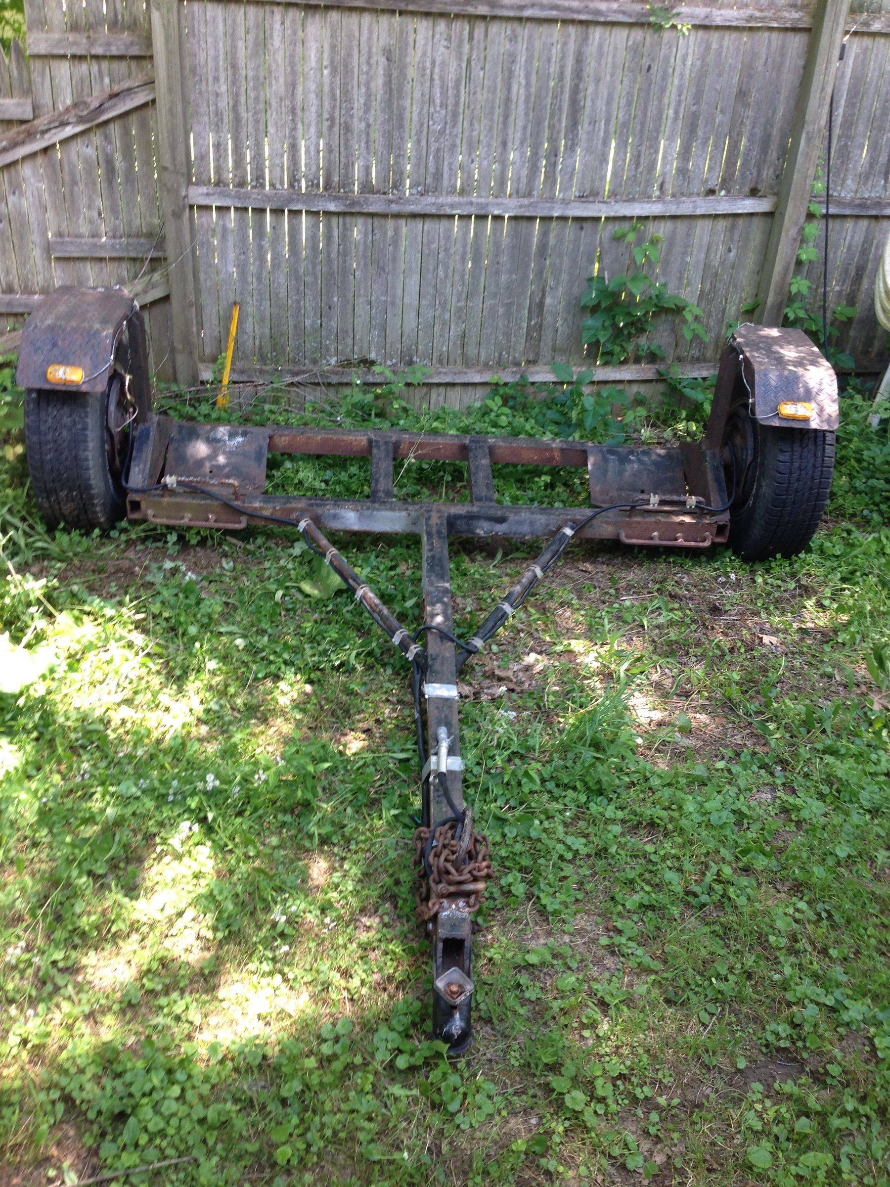 How to Make a Car/Truck Tow Dolly Cheap : 10 Steps - Instructables