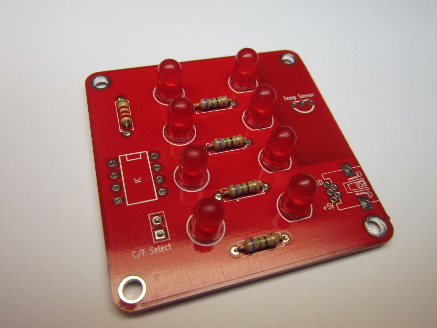 Binary Thermometer 2.0 : 7 Steps - Instructables