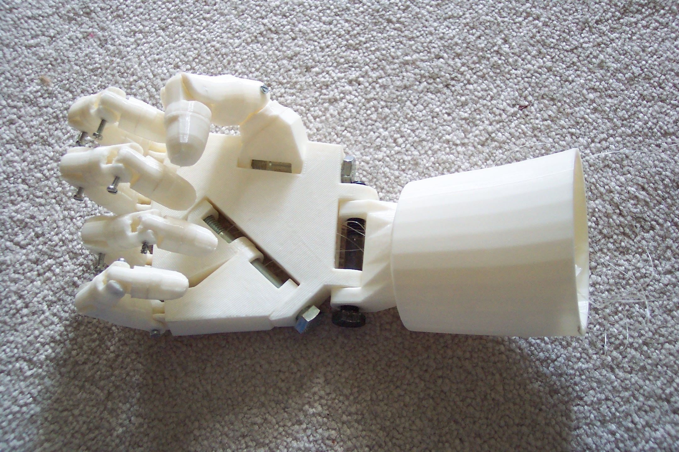 DIY Prosthetic Hand & Forearm (Voice Controlled) : 14 Steps (with ...