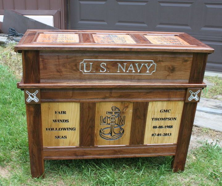 Navy Retirement Shadow Box and Chest : 6 Steps - Instructables